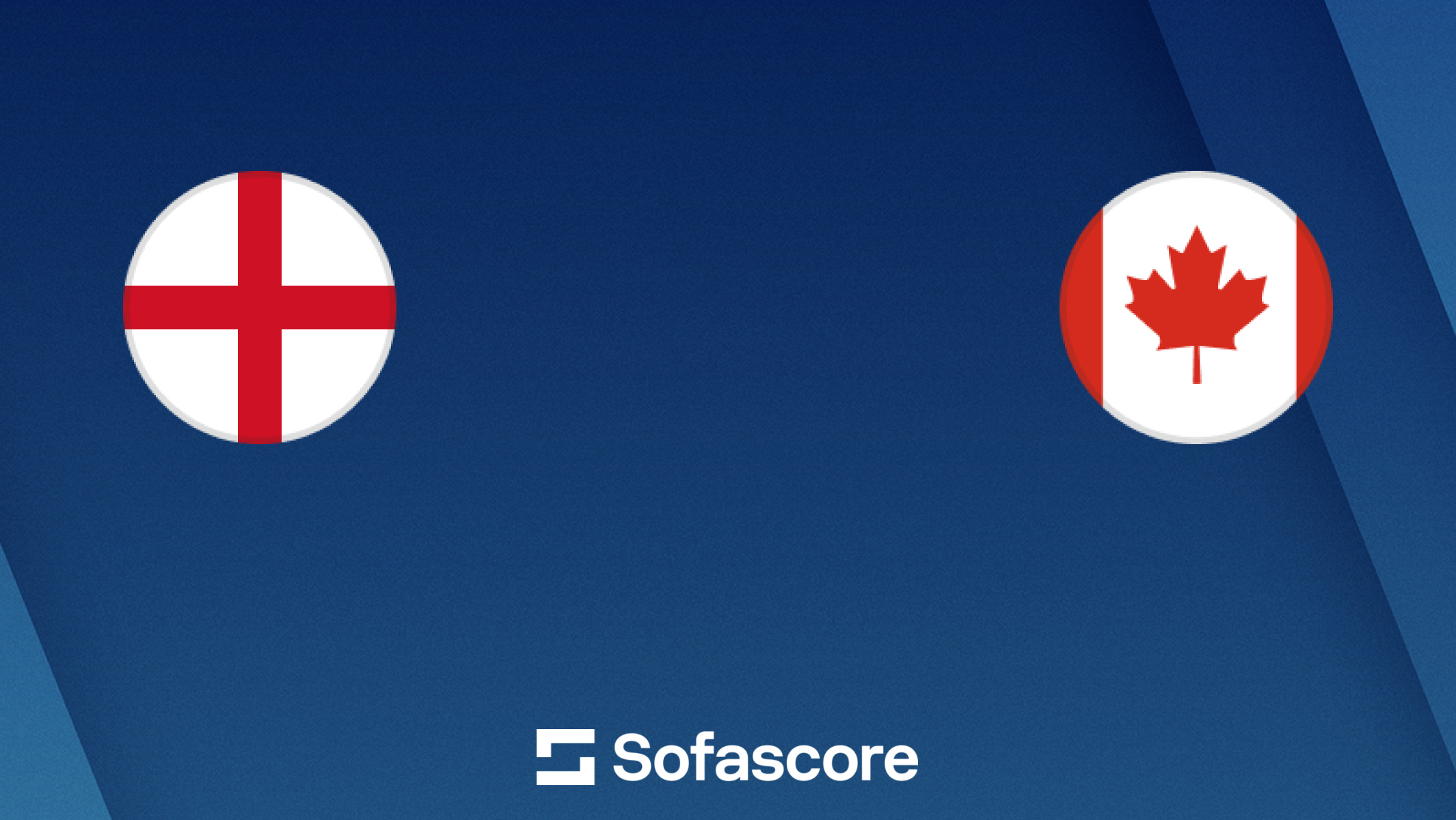 England vs Canada live score, H2H and lineups | Sofascore