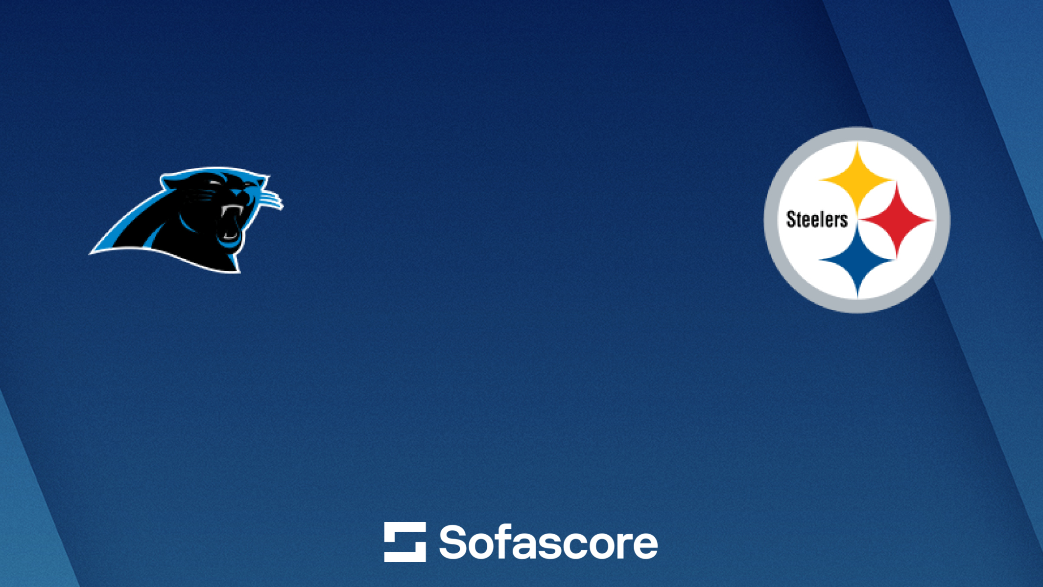 Panthers vs Steelers live score & H2H | Sofascore