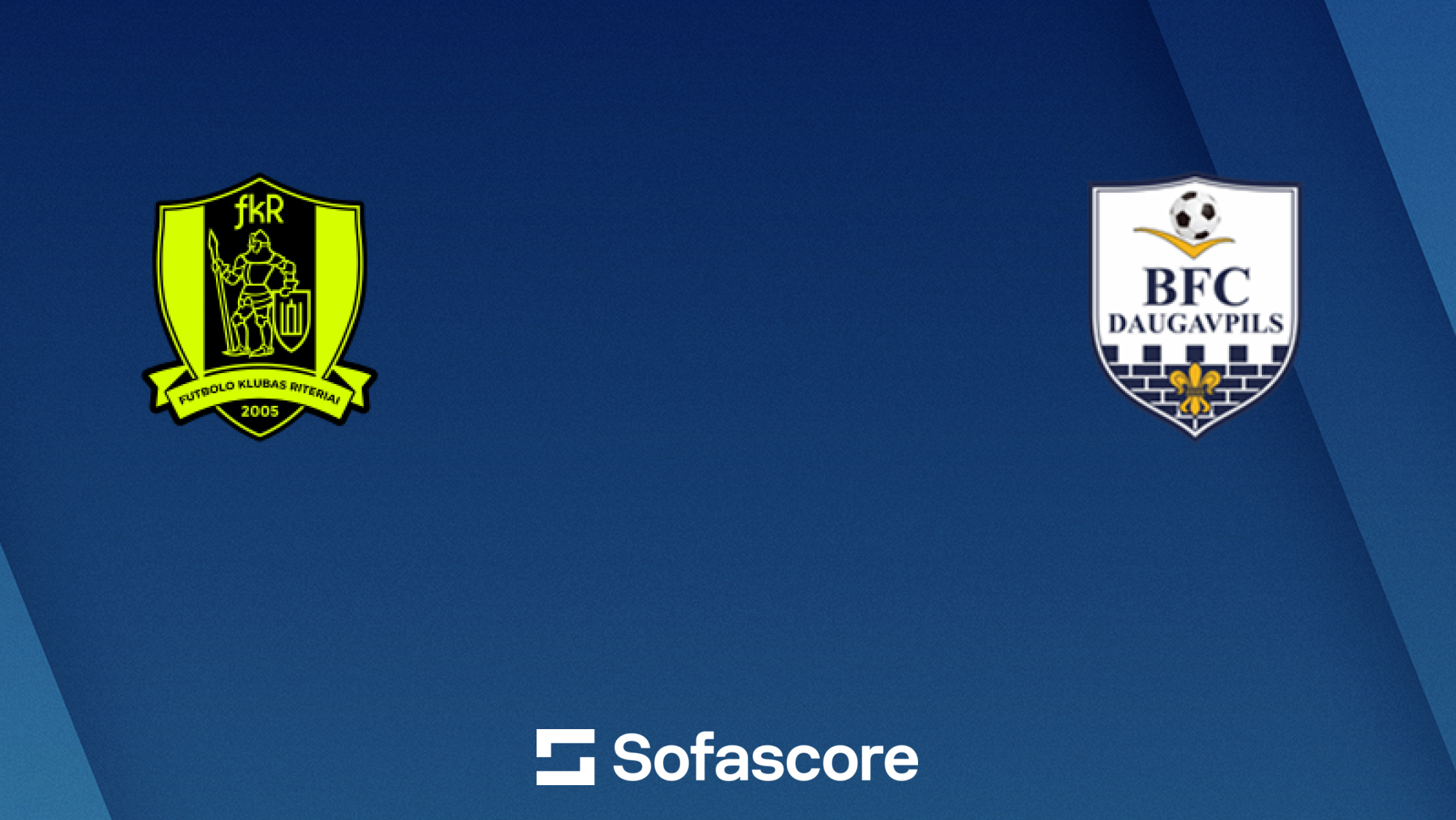 FK Riteriai vs BFC Daugavpils live score, H2H and lineups | Sofascore