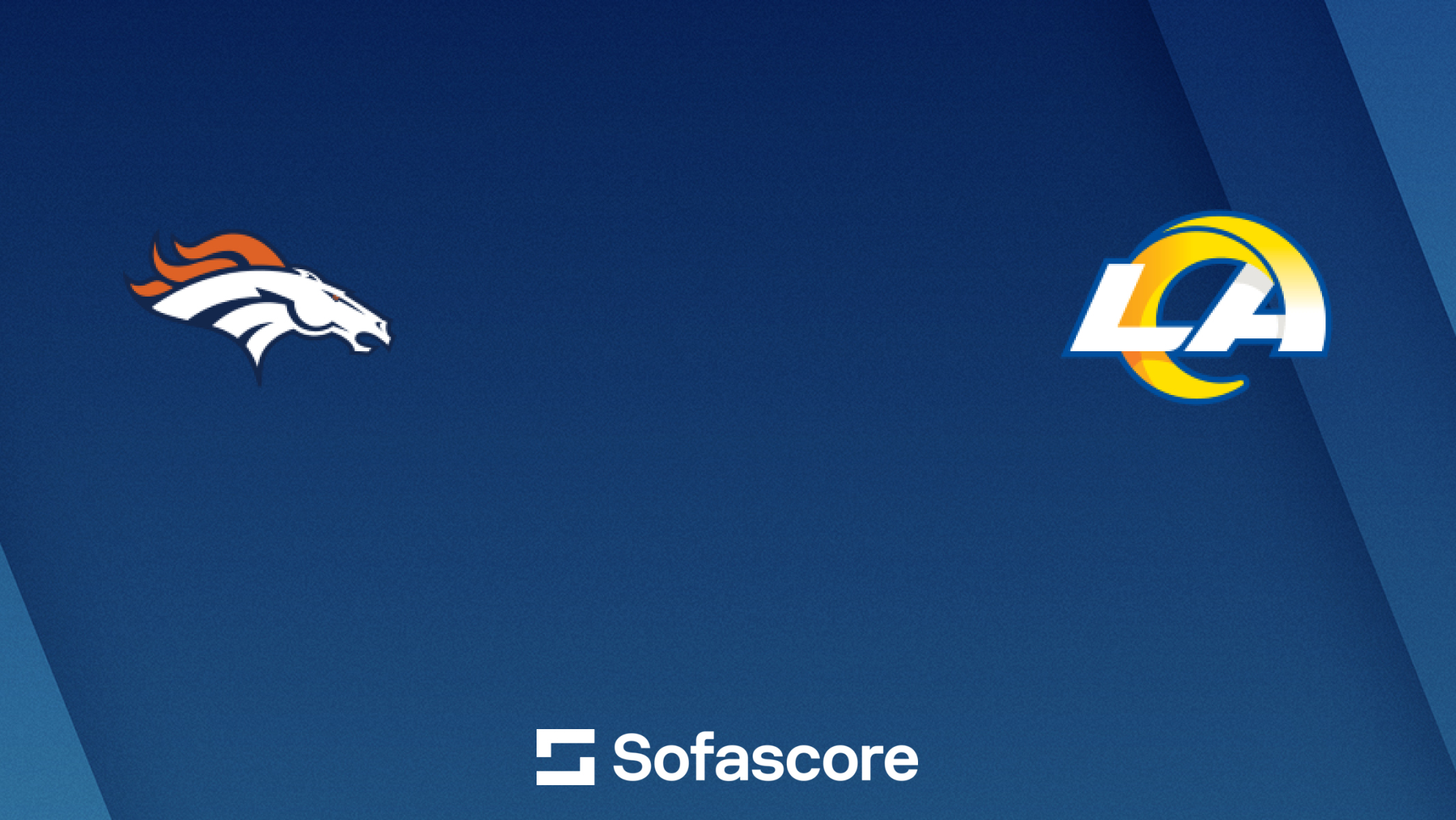 Broncos vs Rams live score & H2H | Sofascore