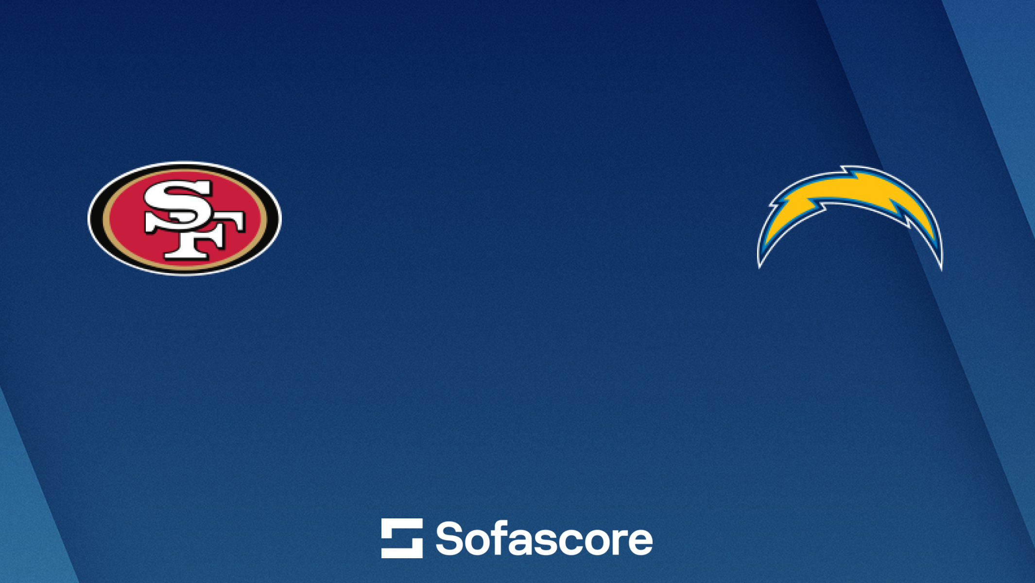 49ers vs Chargers live score & H2H | Sofascore