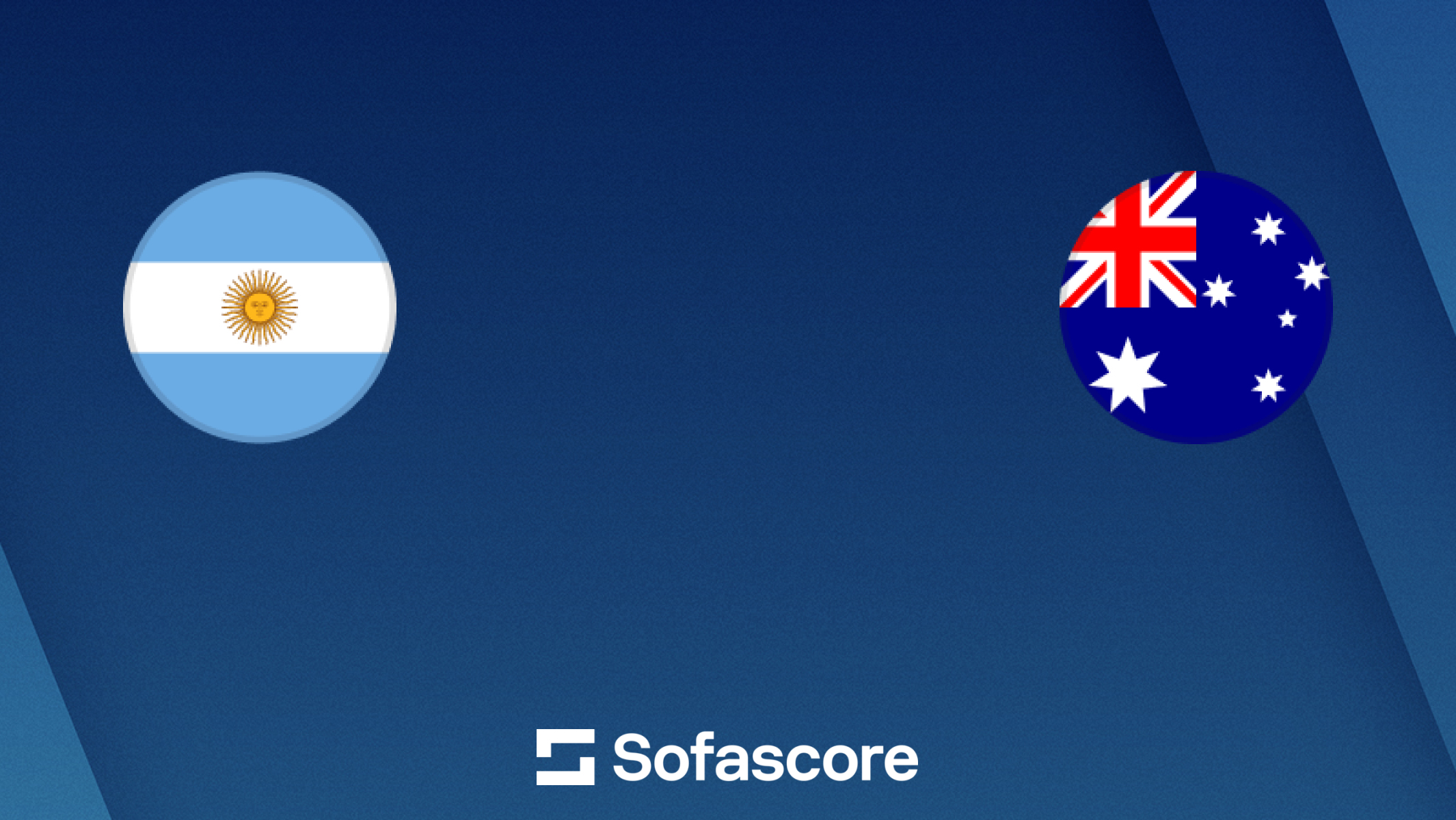 Argentina vs Australia live score, H2H and lineups | Sofascore