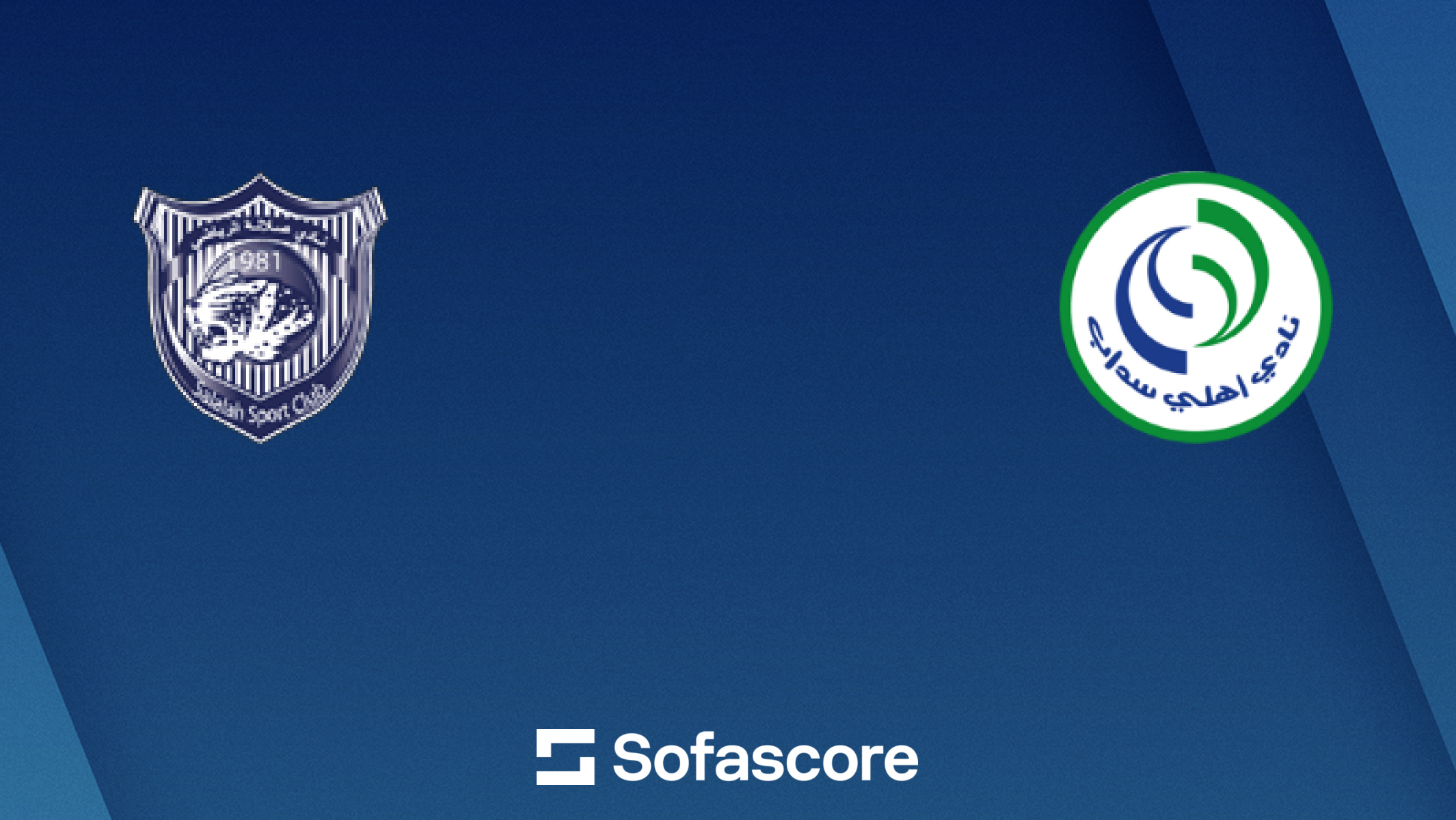 Salalah SC vs Ahli Sedab SC live score, H2H and lineups | Sofascore