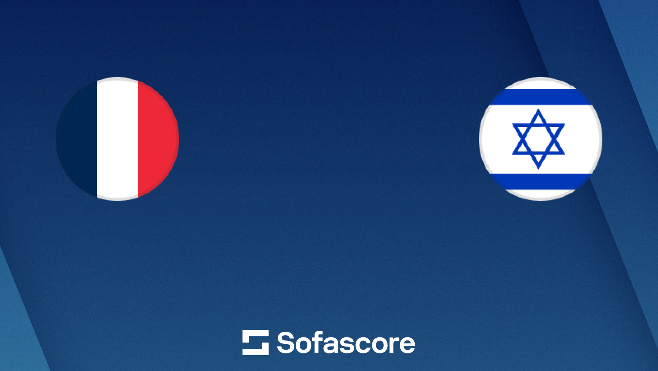 France - Israel scores en direct, face-à-face et compositions | Sofascore