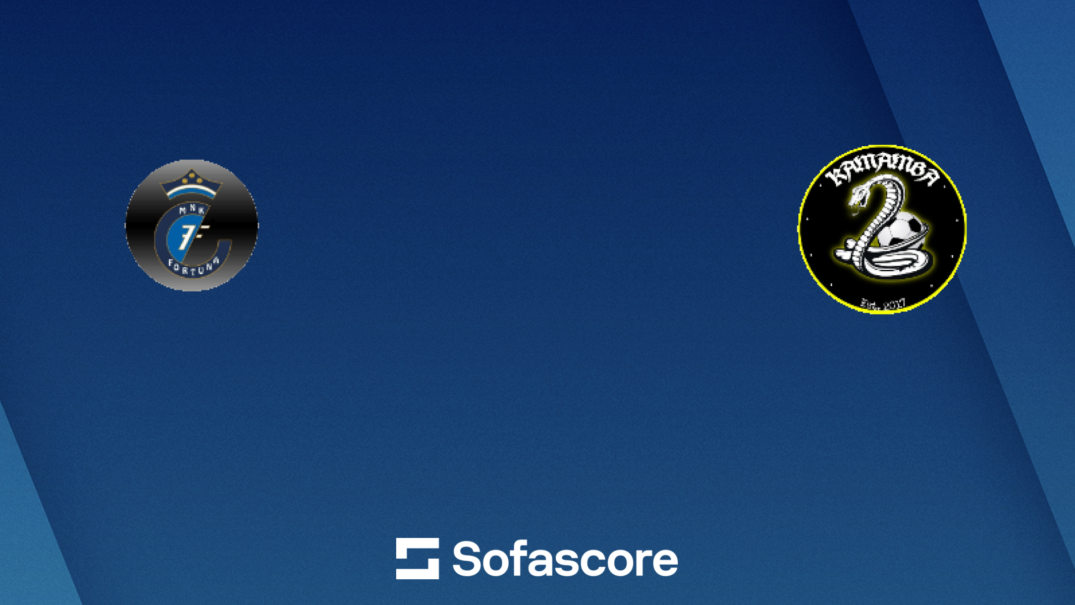 MNK Fortuna MNK Kamamba live score, video stream and H2H results ...