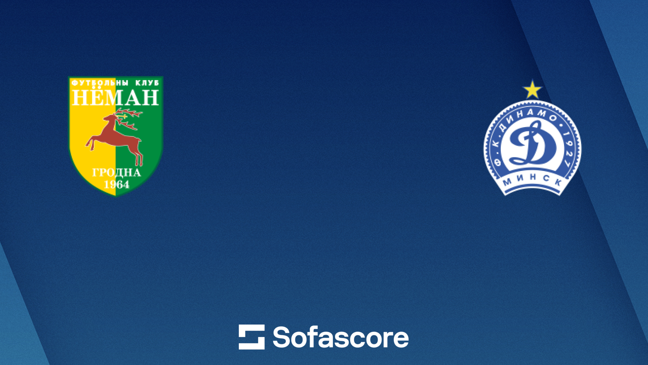 Neman Grodno vs Dinamo Minsk live score, H2H and lineups | Sofascore
