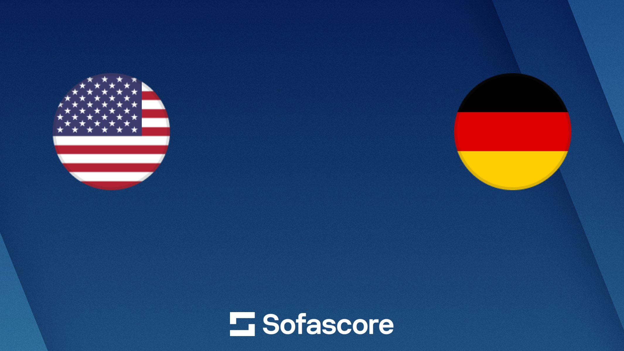 USA vs Germany live score, H2H and lineups | Sofascore