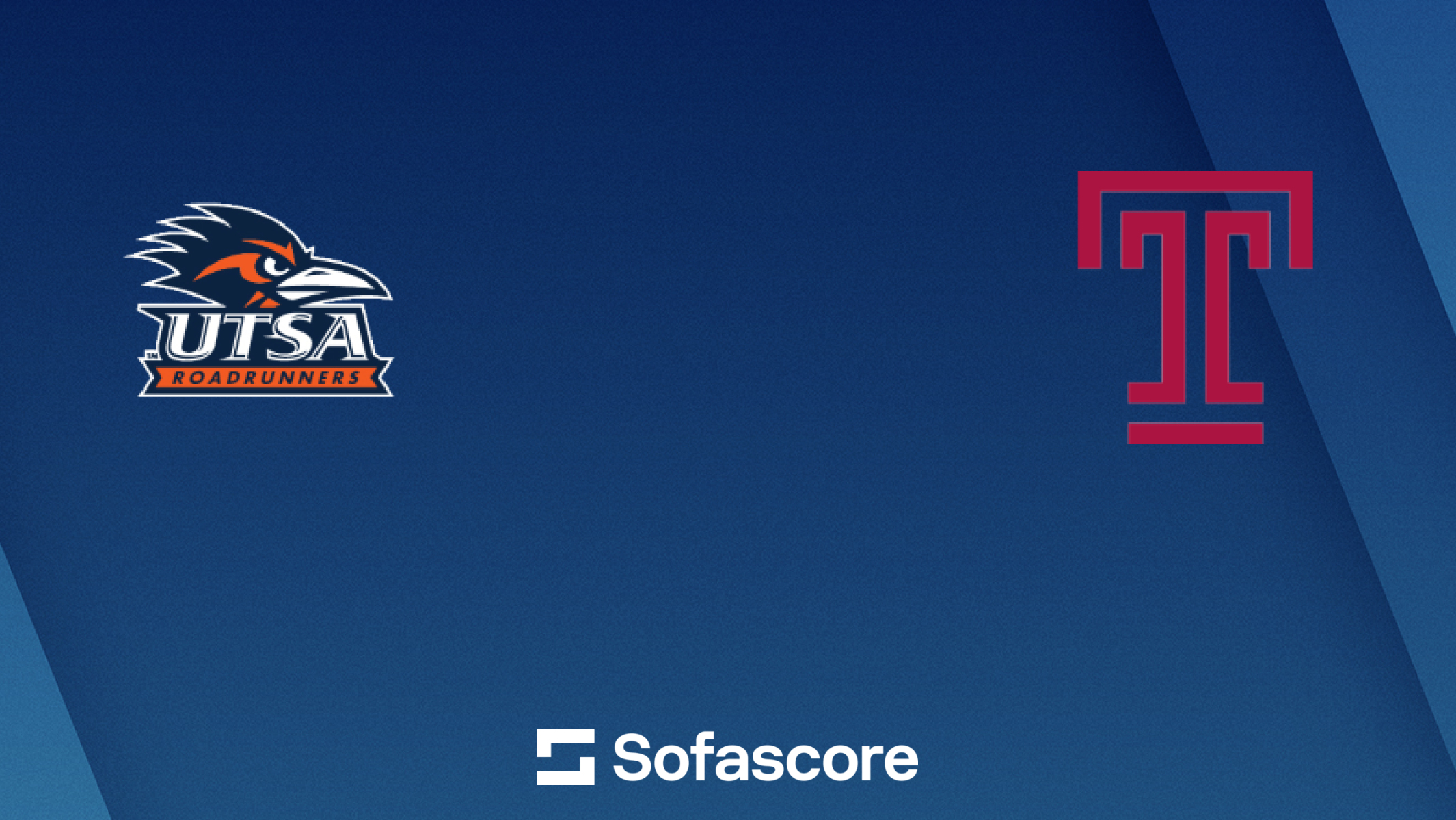 UTSA vs Temple placar ao vivo & H2H | Sofascore