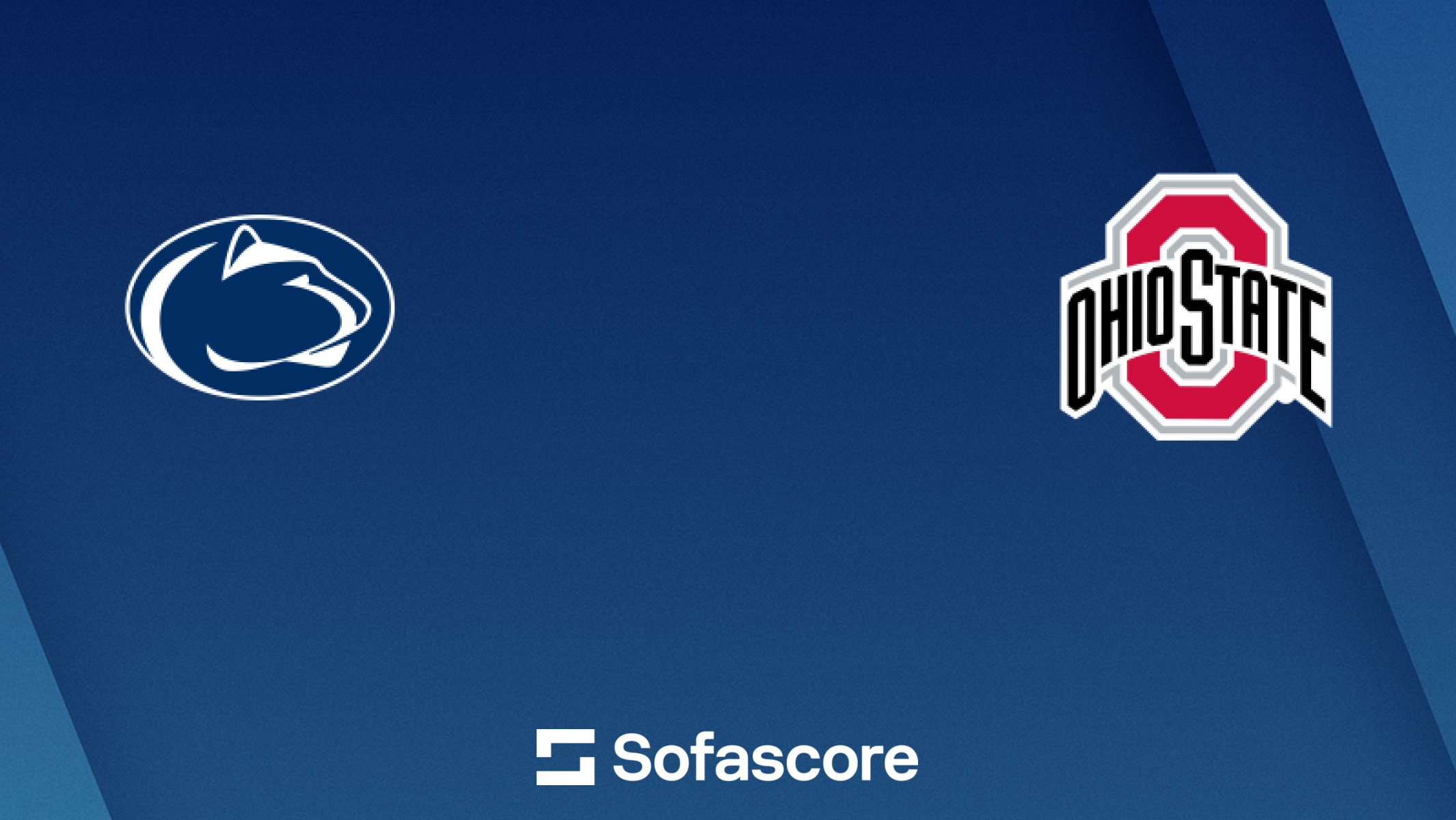 Penn State vs Ohio State live score & H2H | Sofascore