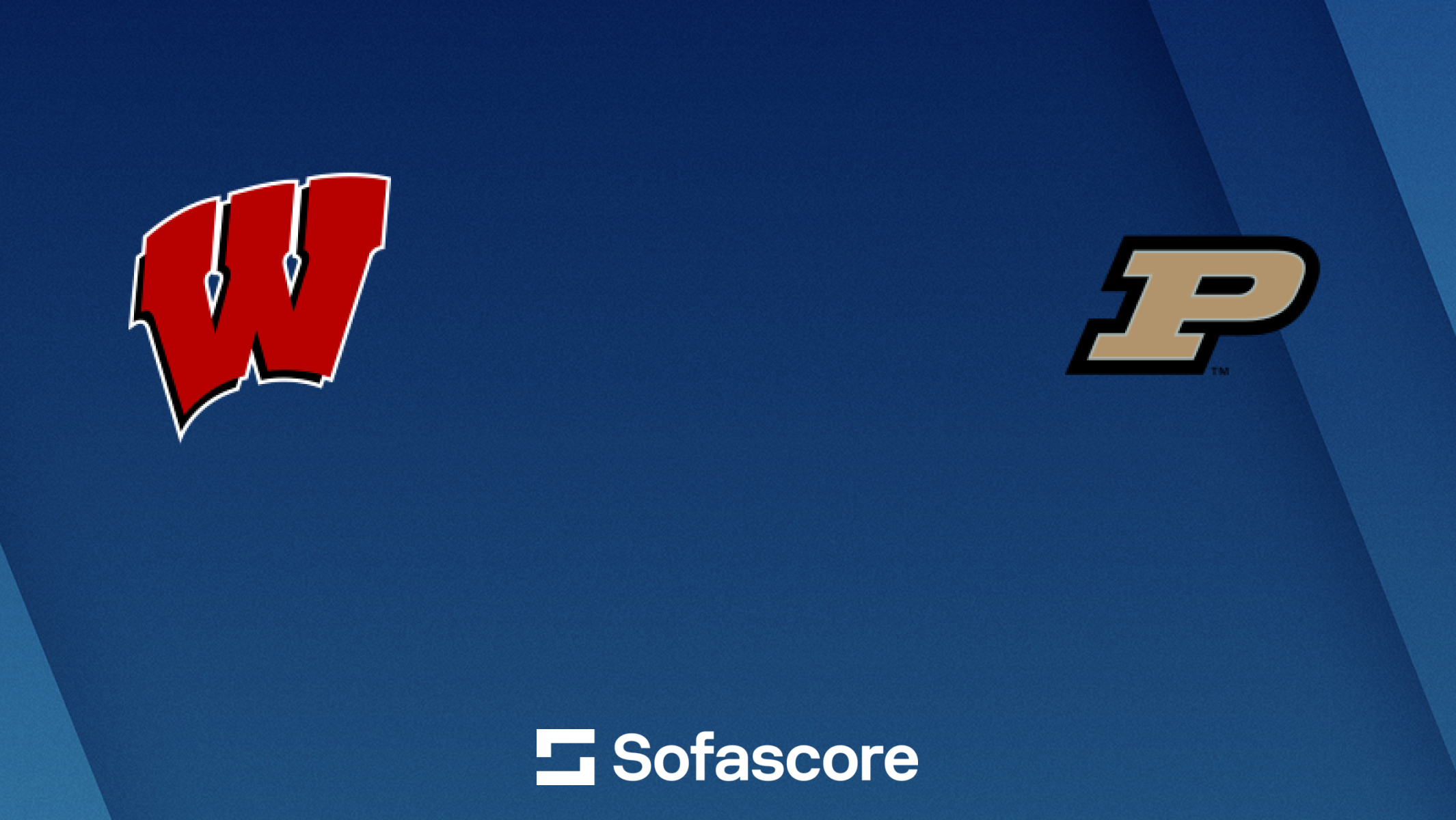 Wisconsin vs Purdue live score & H2H | Sofascore