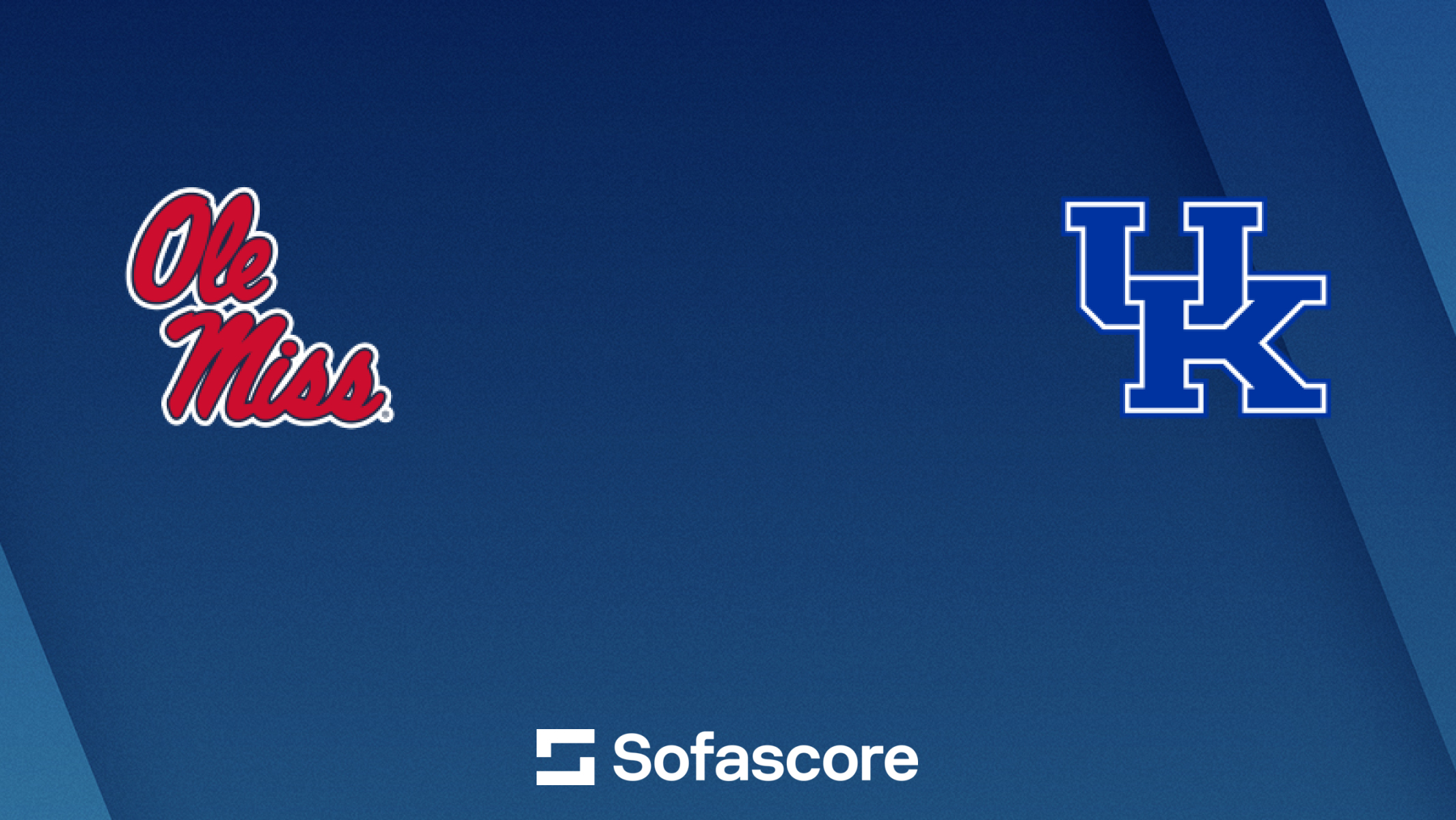 Ole Miss vs Kentucky live score & H2H | Sofascore
