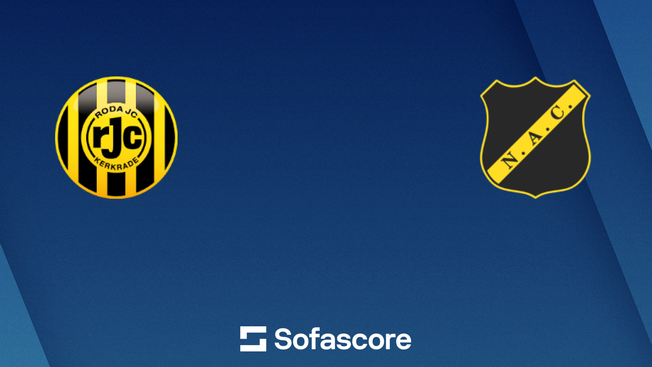 Roda JC Kerkrade vs NAC Breda live score, H2H and lineups | Sofascore