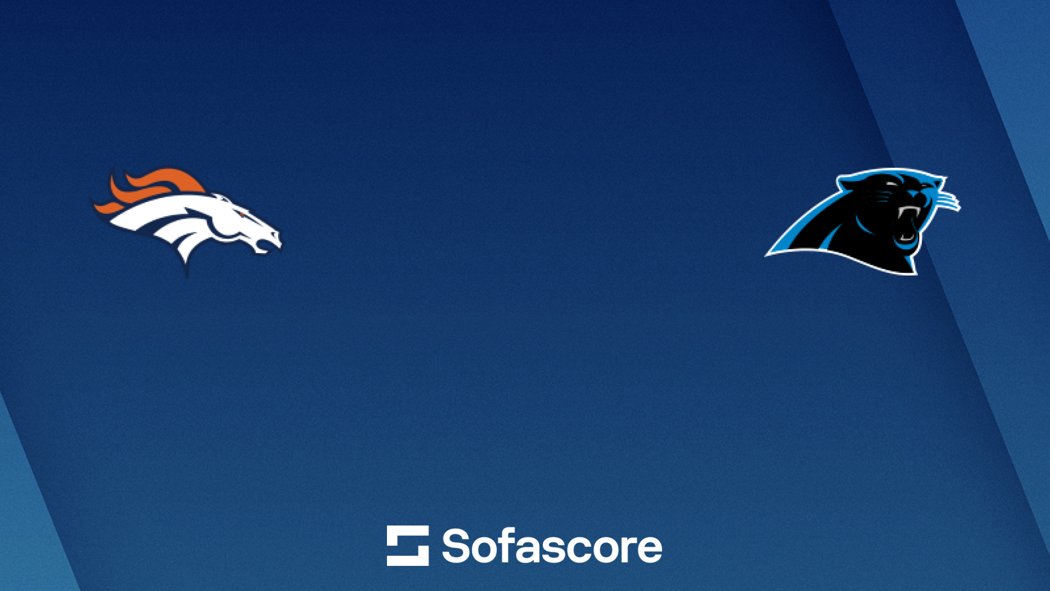 Broncos vs Panthers live score & H2H | Sofascore