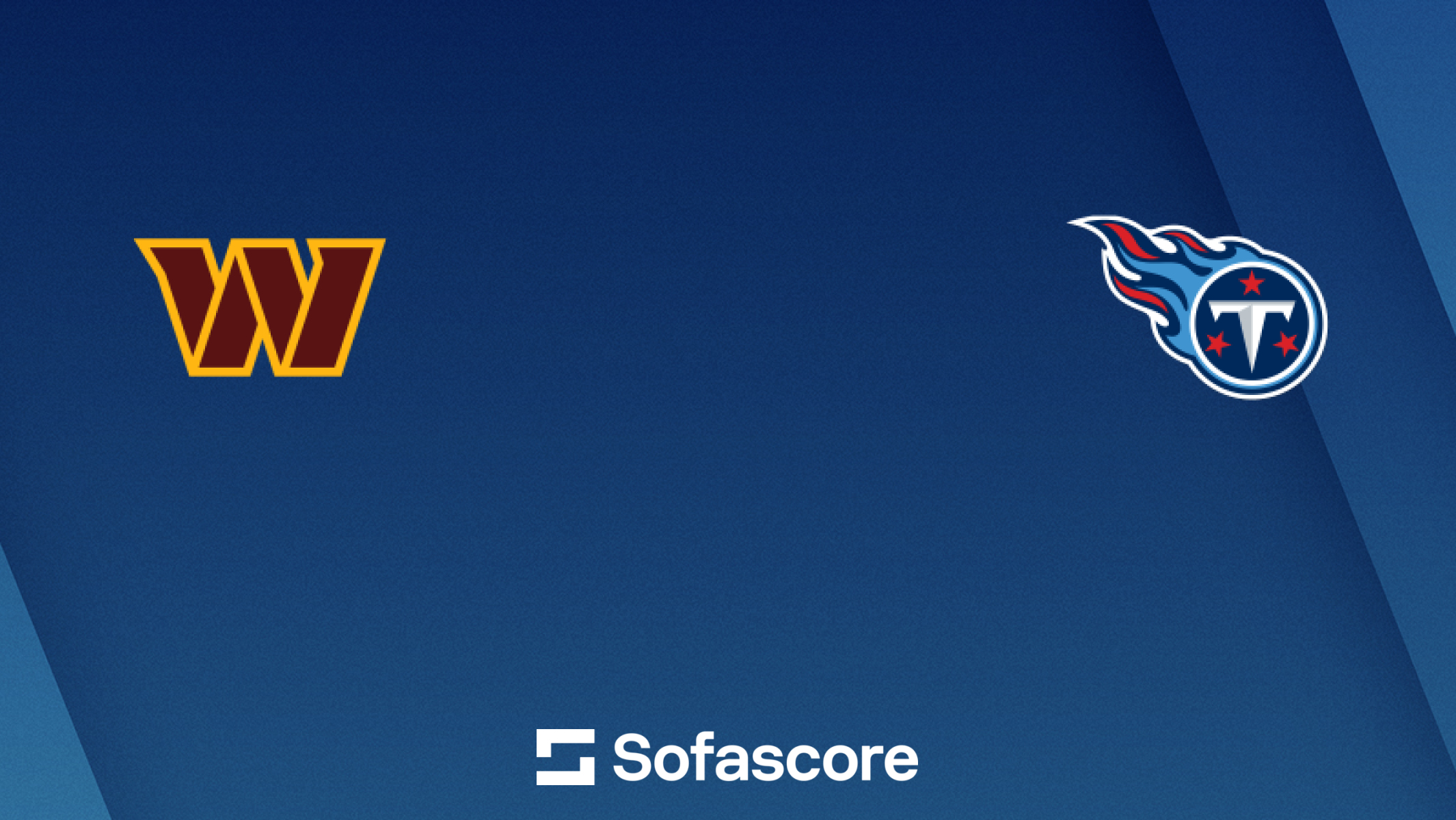 Commanders vs Titans live score & H2H | Sofascore