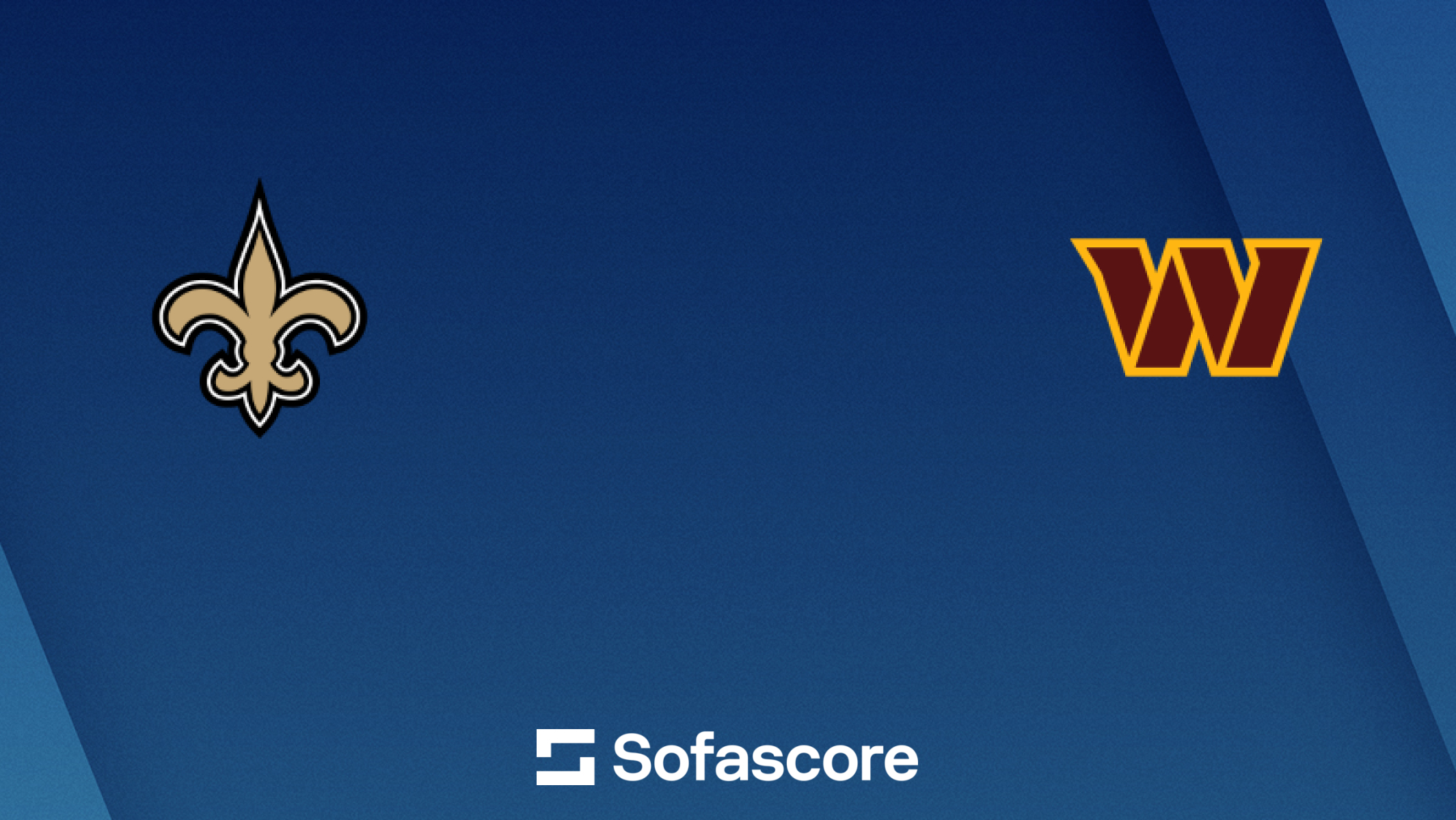 Saints vs Commanders live score & H2H | Sofascore