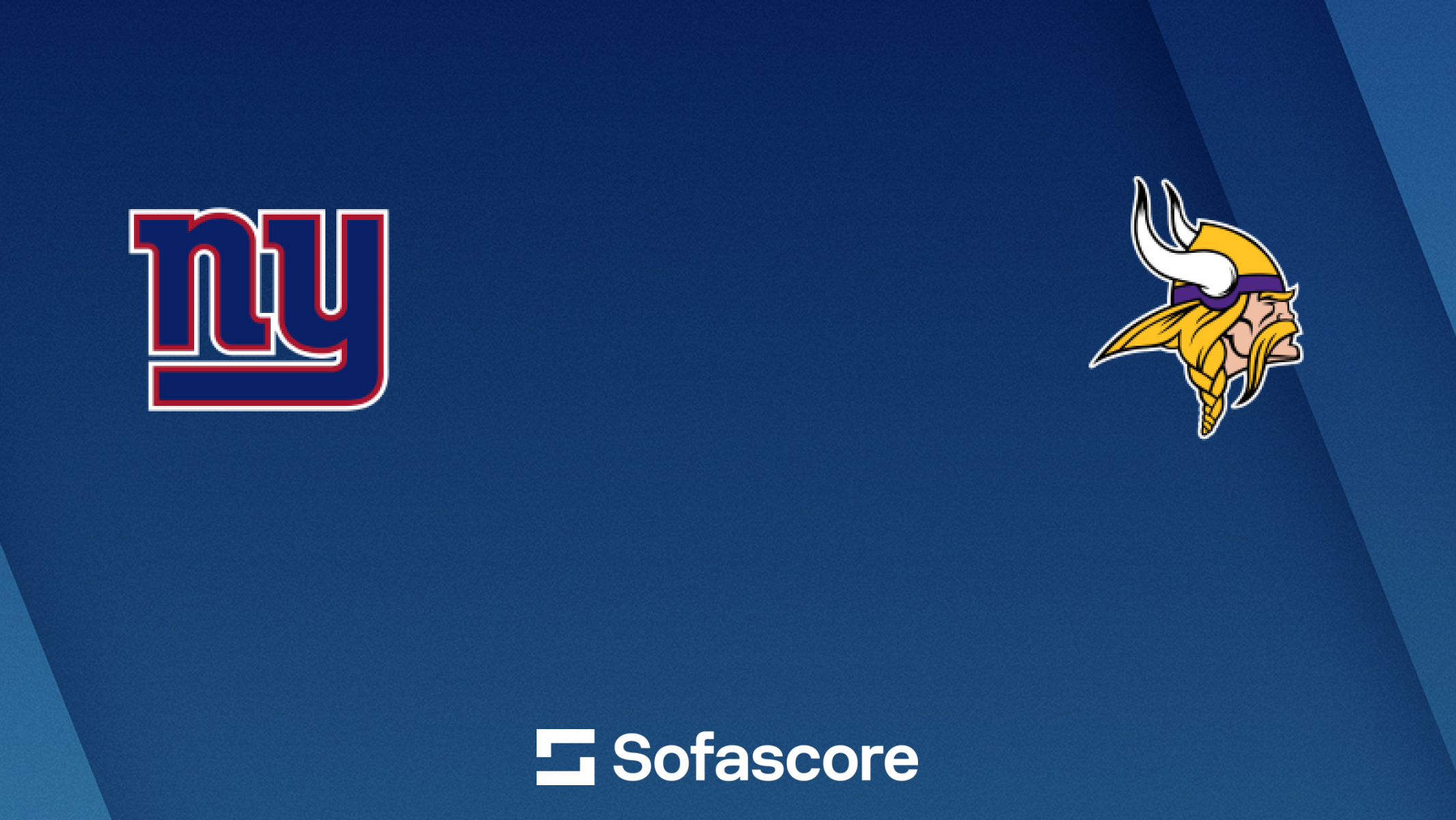 Giants vs Vikings live score & H2H | Sofascore