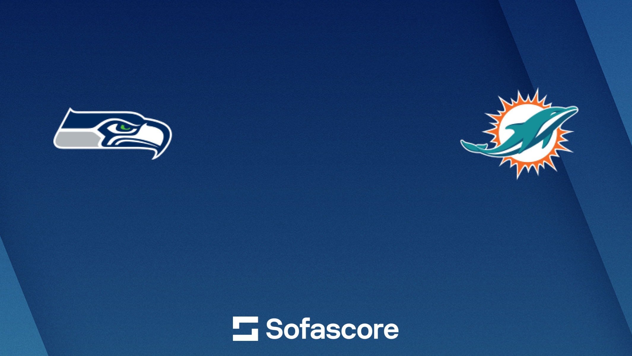Seahawks vs Dolphins live score & H2H | Sofascore