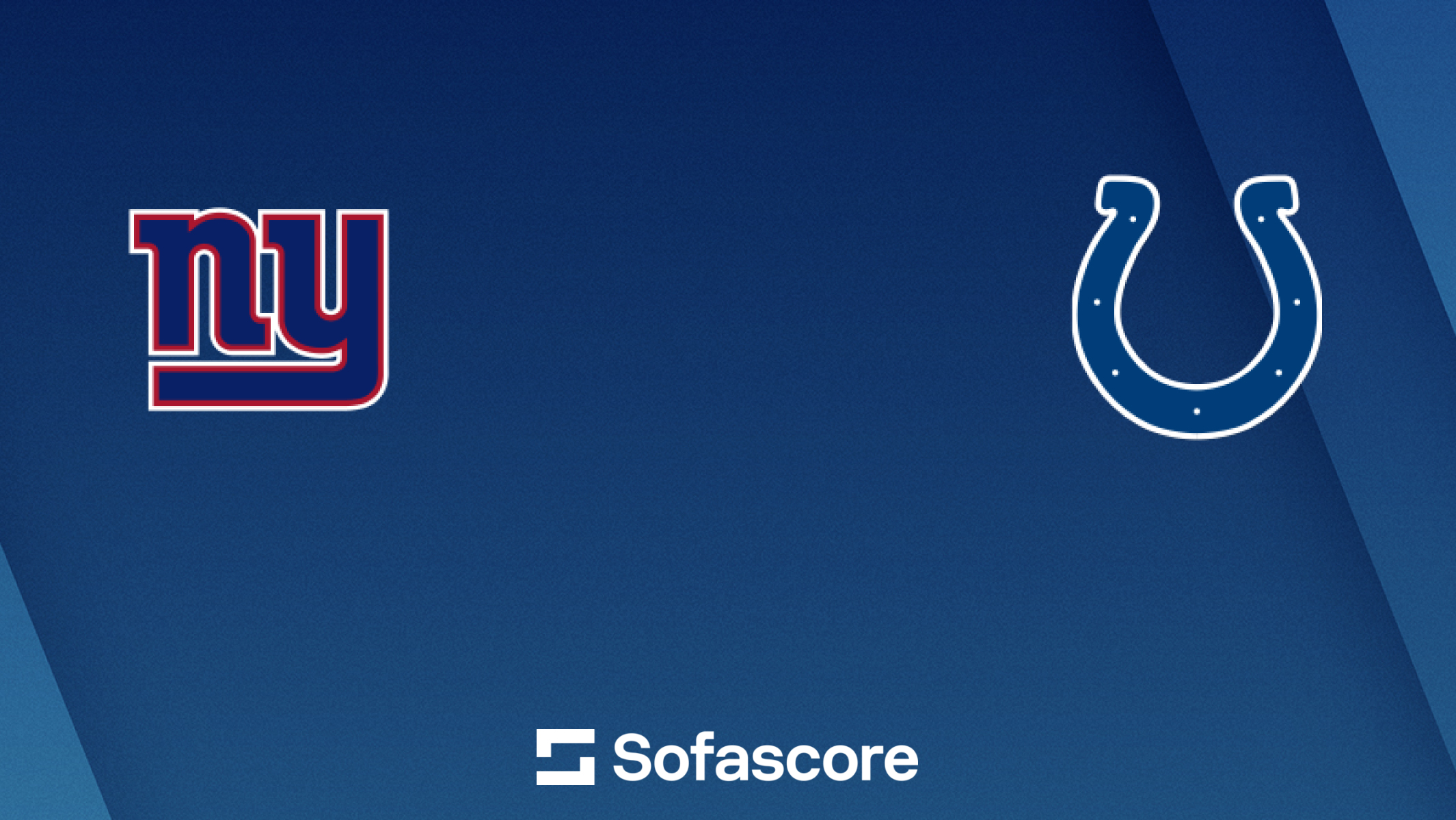 Giants vs Colts live score & H2H | Sofascore