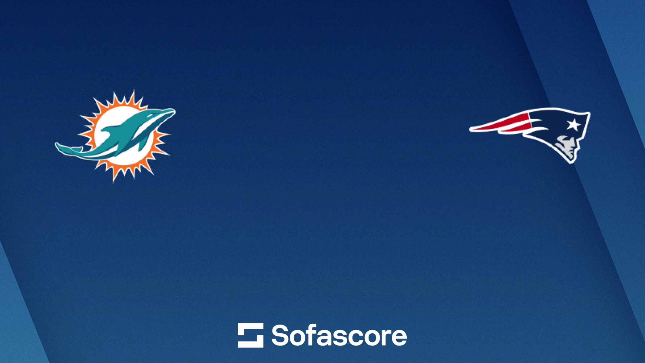 Dolphins vs Patriots live score & H2H | Sofascore