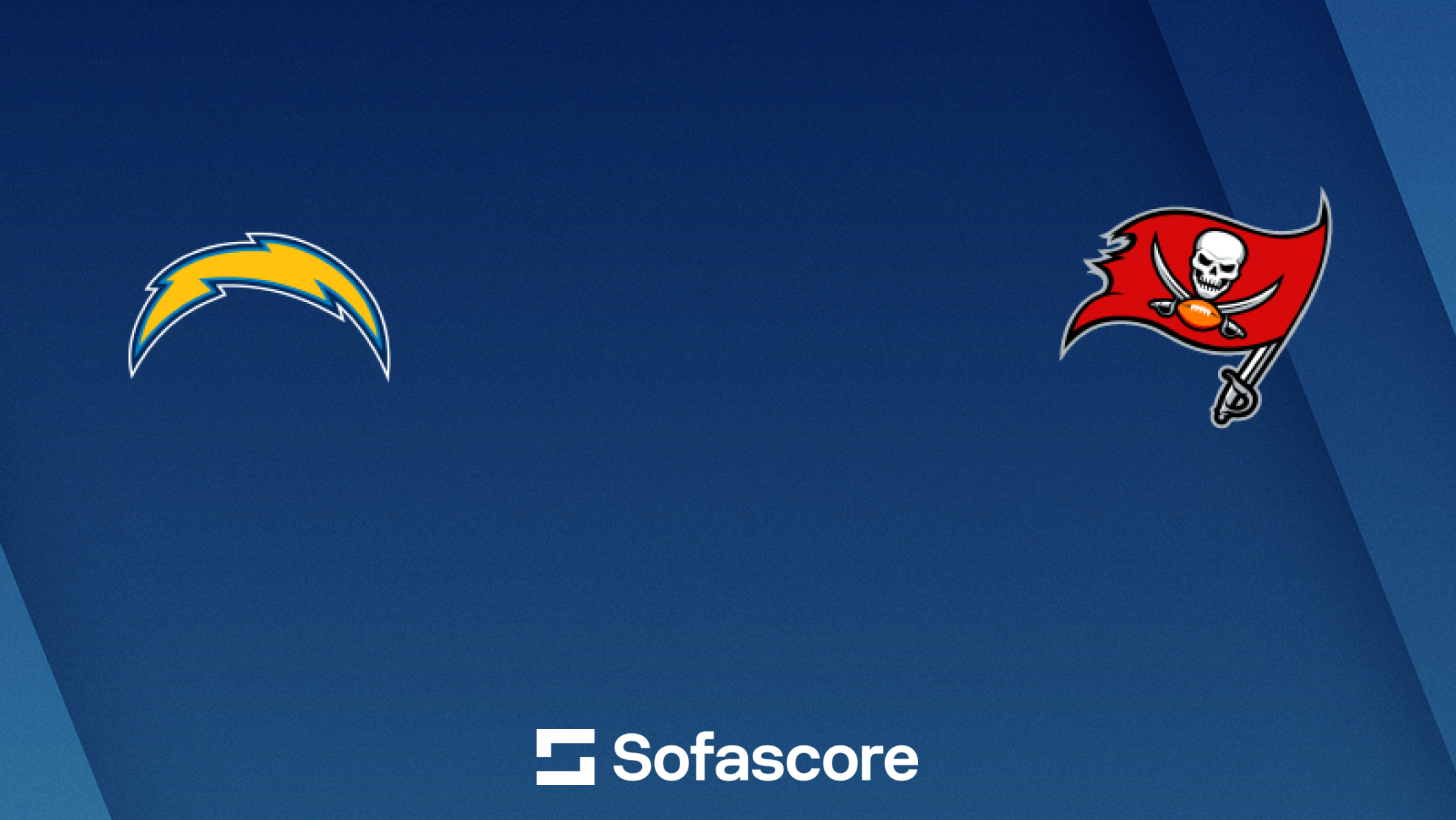 Chargers vs Buccaneers live score & H2H | Sofascore