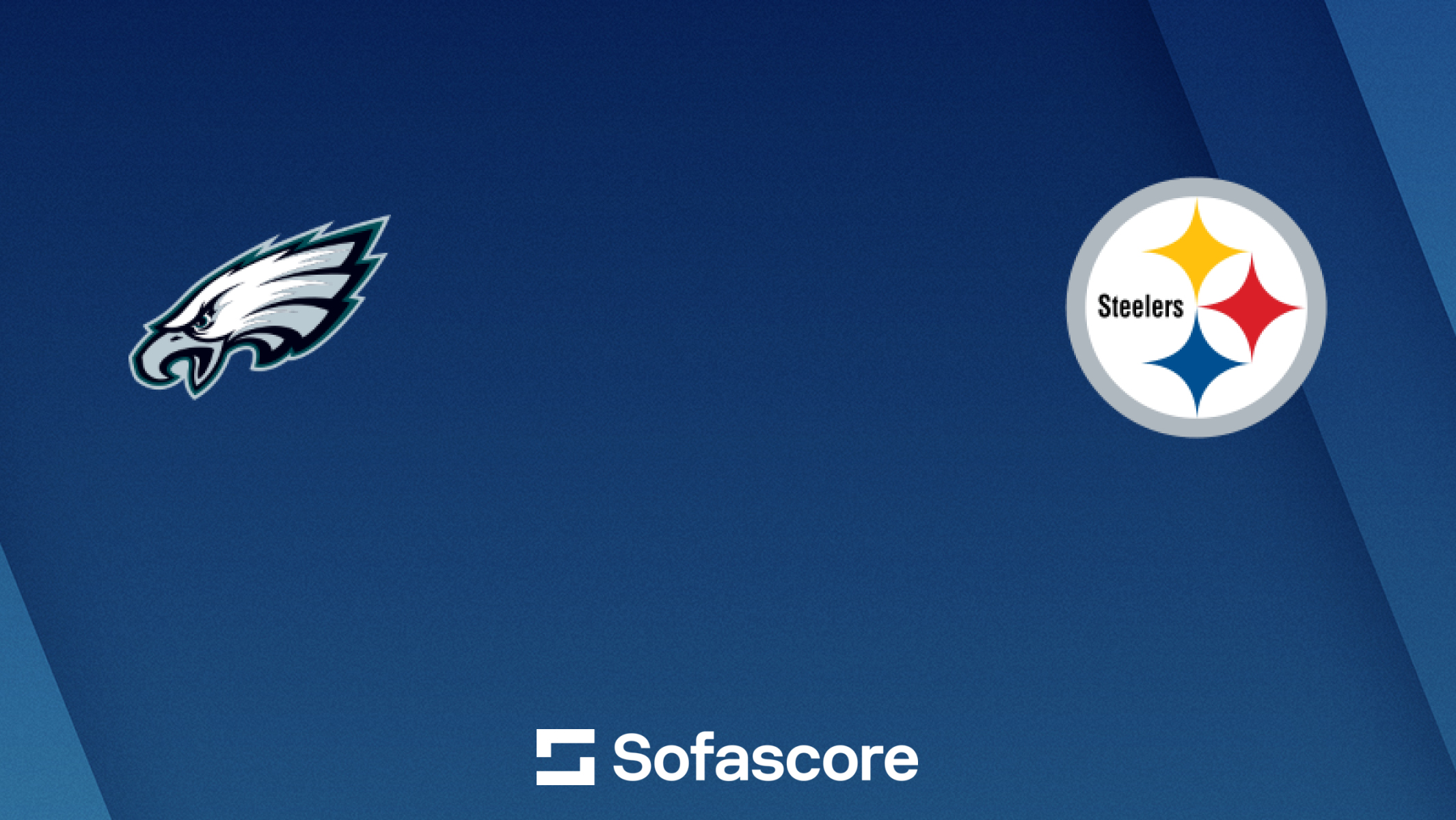 Eagles vs Steelers live score & H2H | Sofascore