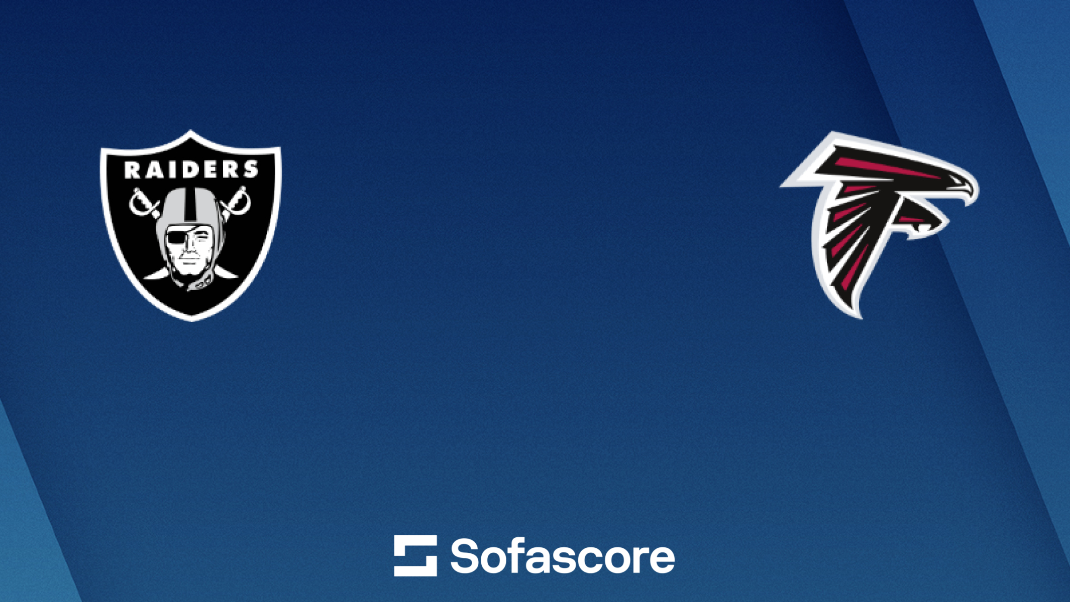 Raiders vs Falcons live score & H2H | Sofascore