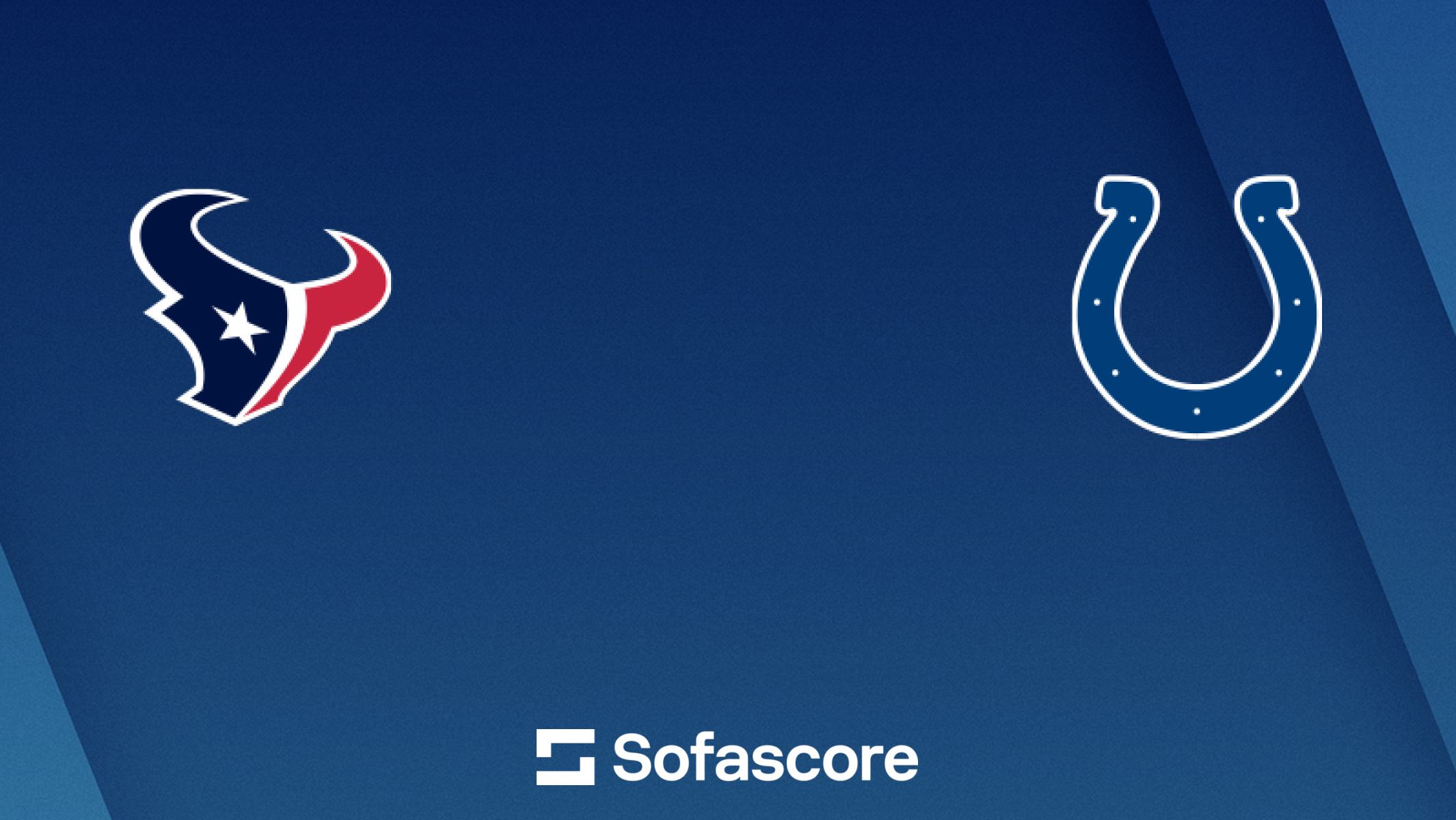 Texans vs Colts live score & H2H | Sofascore