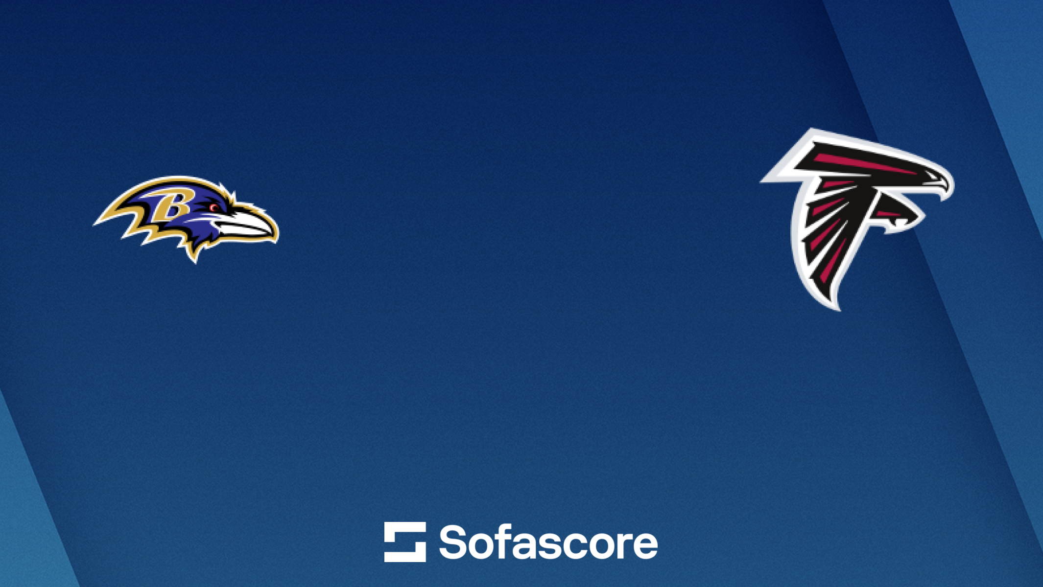 Ravens vs Falcons live score & H2H | Sofascore