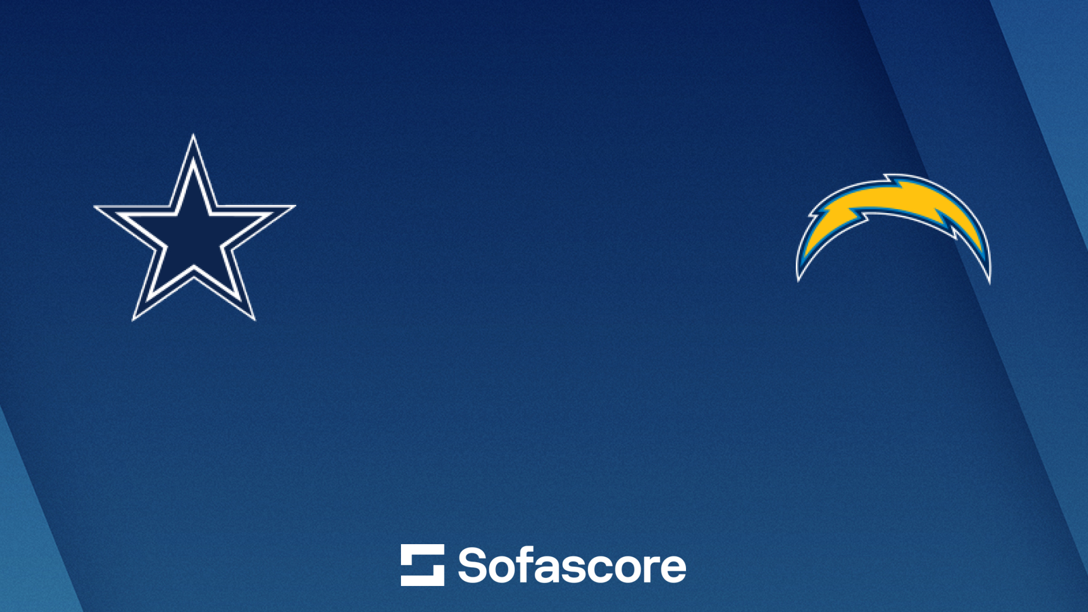 Cowboys vs Chargers live score & H2H | Sofascore
