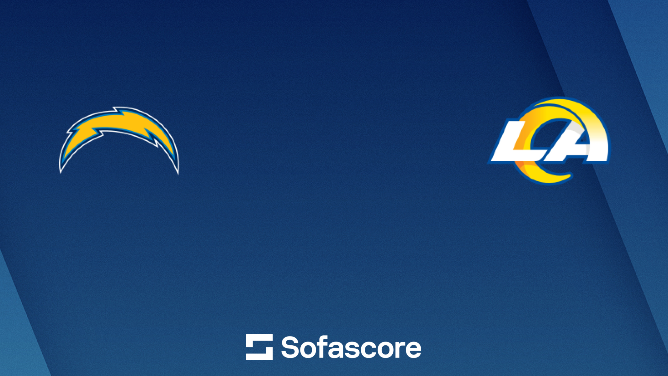 Chargers vs Rams live score & H2H | Sofascore