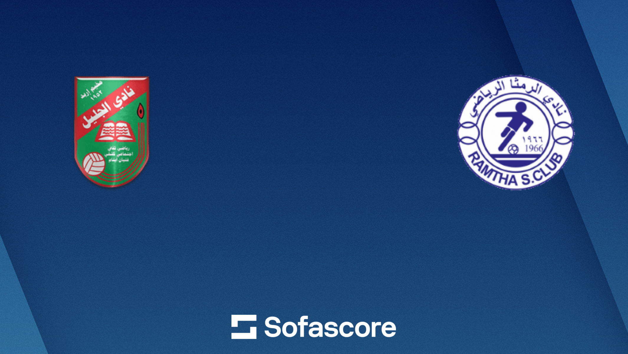 Al-Jalil vs Ramtha SC live score, H2H and lineups | Sofascore
