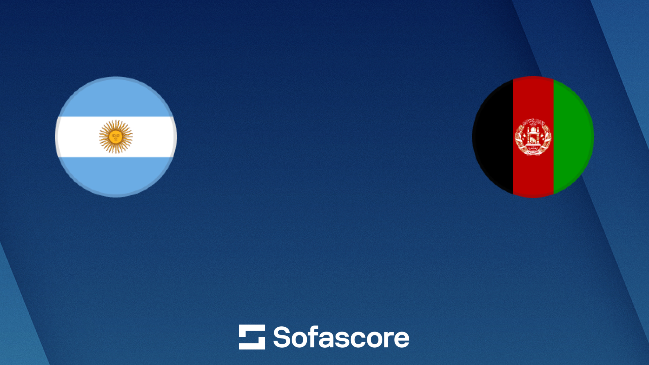 Argentina Afghanistan live score, video stream and H2H results - Sofascore