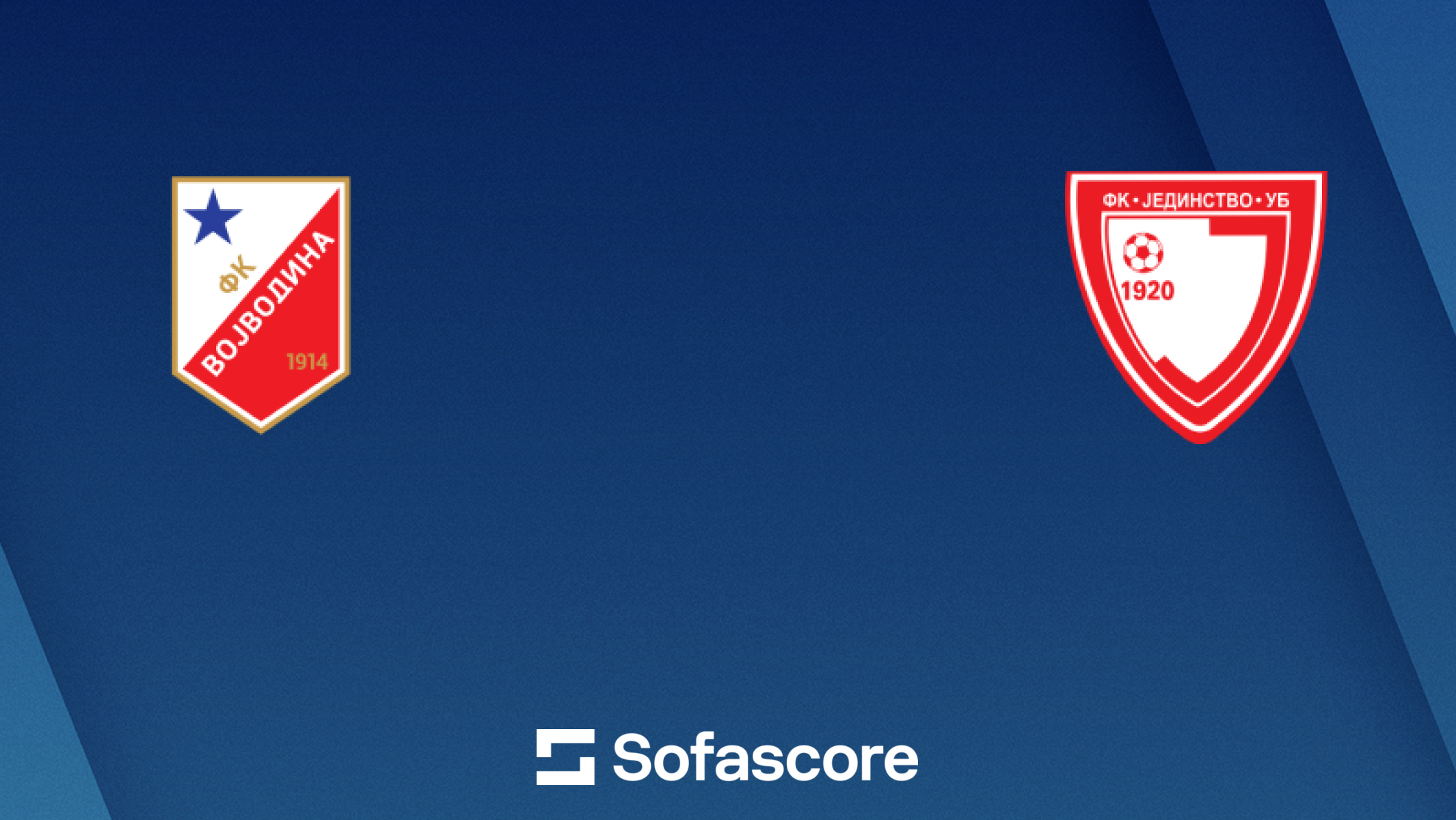 FK Vojvodina vs FK Jedinstvo Ub live score, H2H and lineups | Sofascore