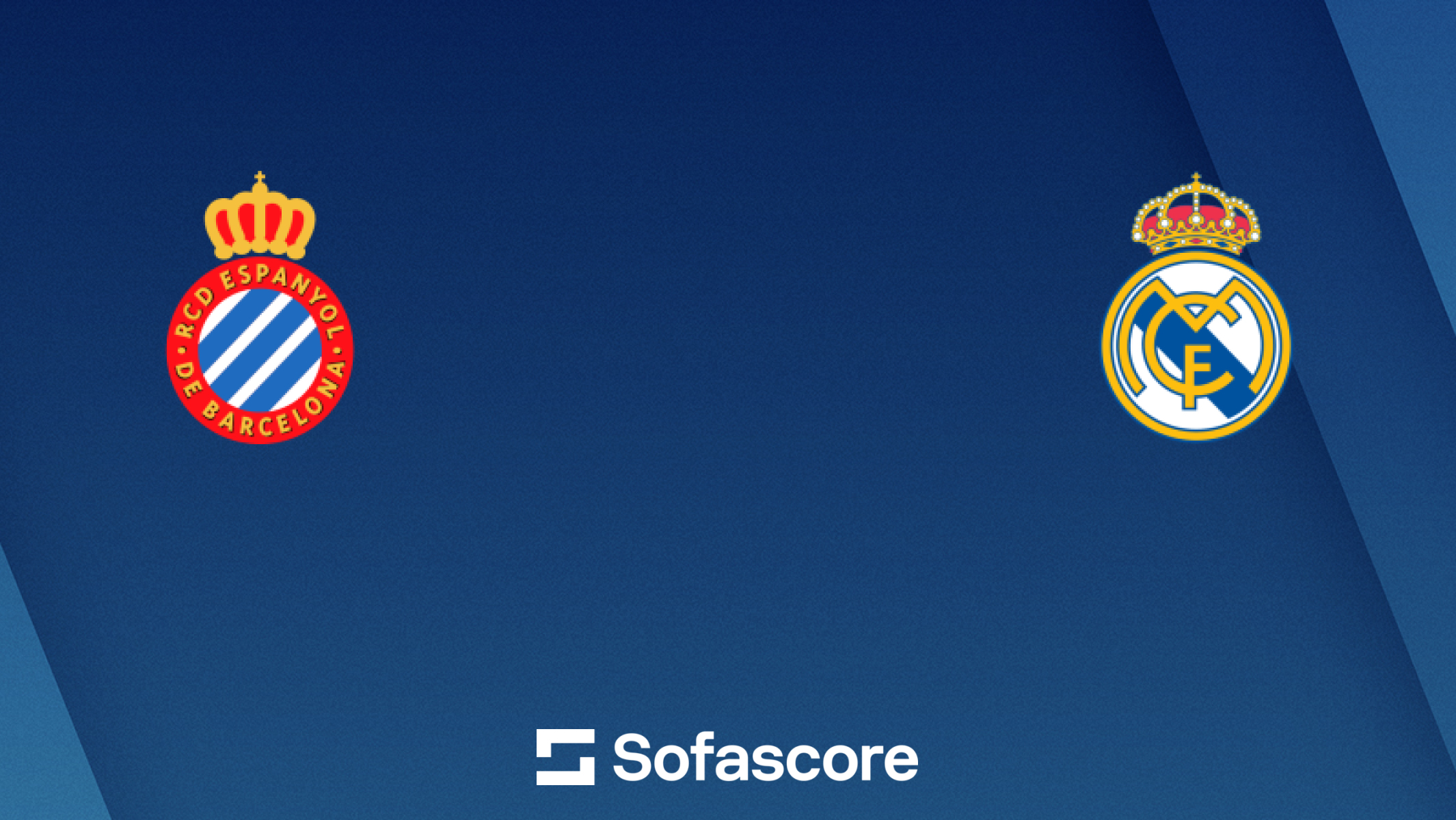 Espanyol vs Real Madrid resultados en vivo, H2H y alineaciones | Sofascore