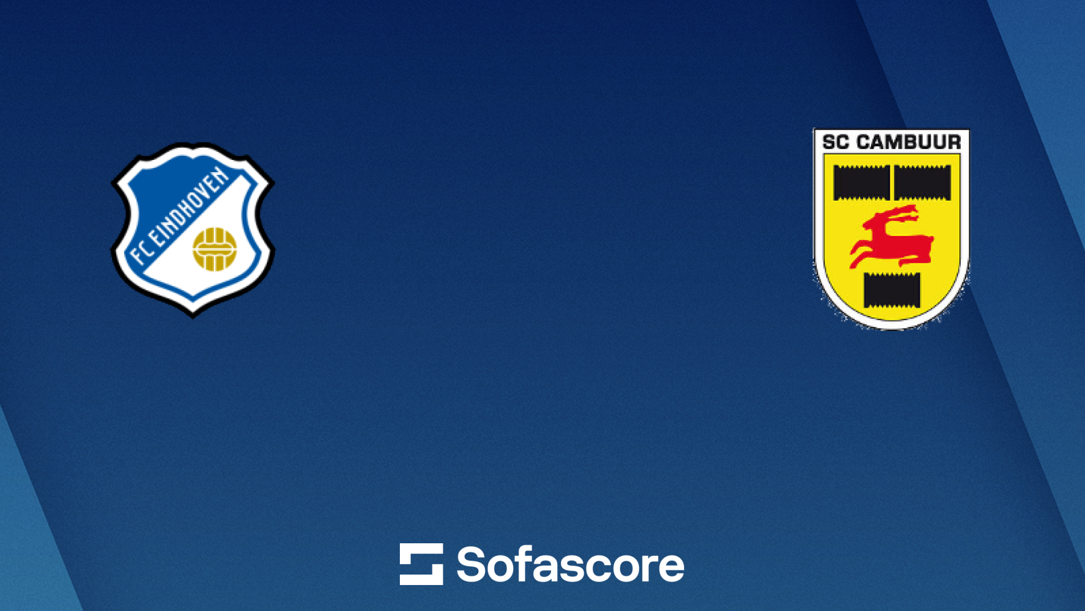 FC Eindhoven vs SC Cambuur live score, H2H and lineups | Sofascore