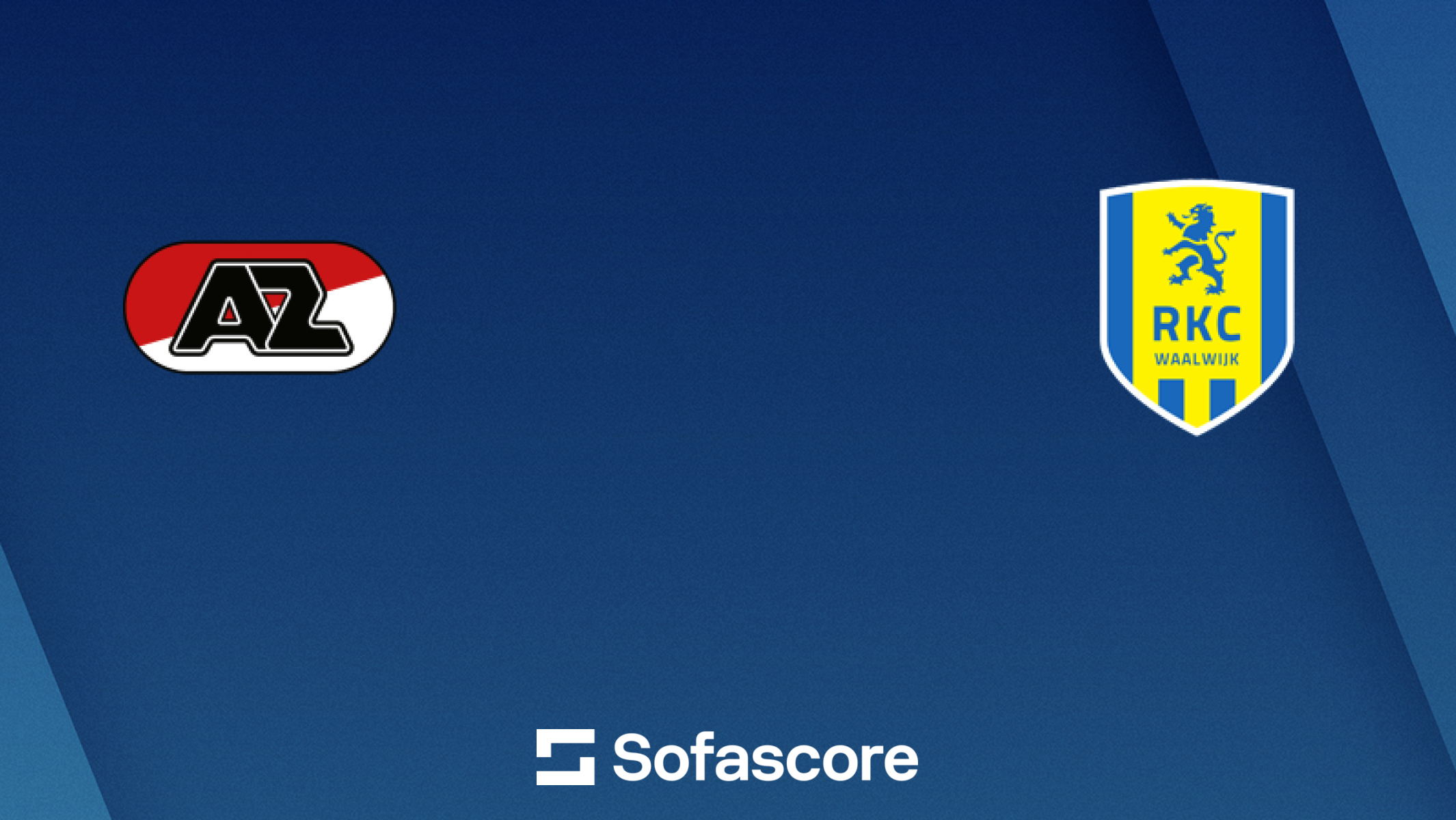 AZ Alkmaar vs RKC Waalwijk live score, H2H and lineups | Sofascore