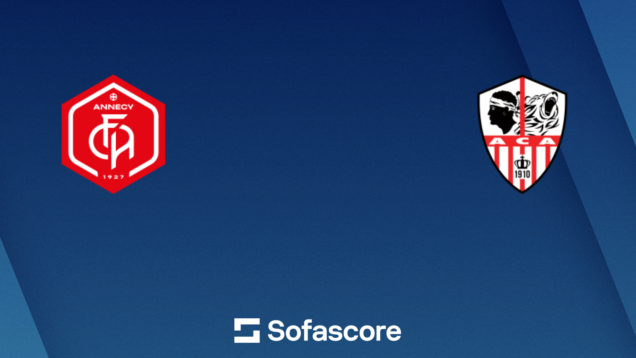 Annecy FC vs Ajaccio live score, H2H and lineups | Sofascore