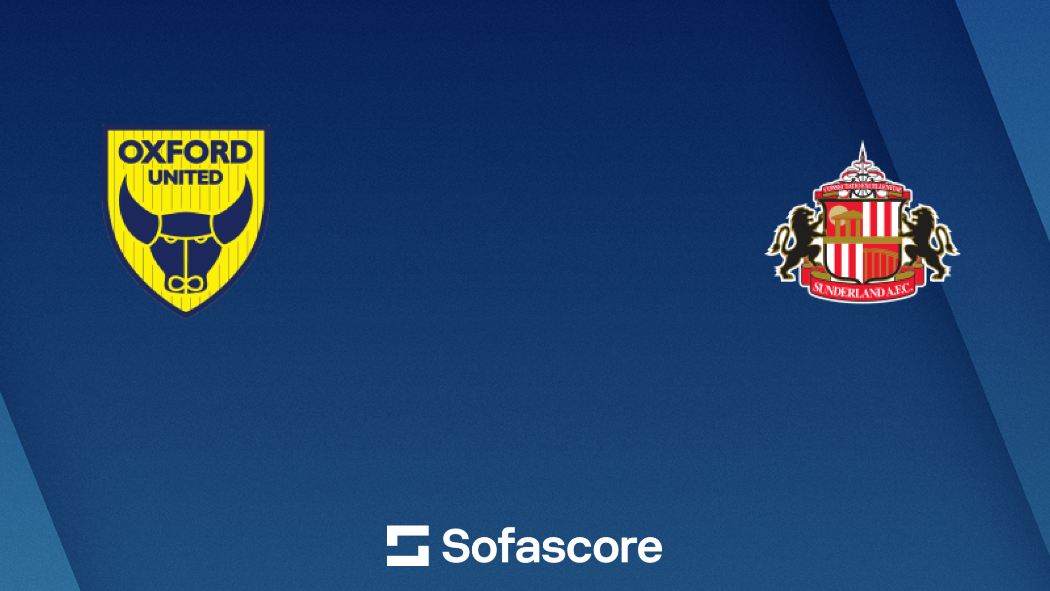 Oxford United vs Sunderland live score, H2H and lineups | Sofascore