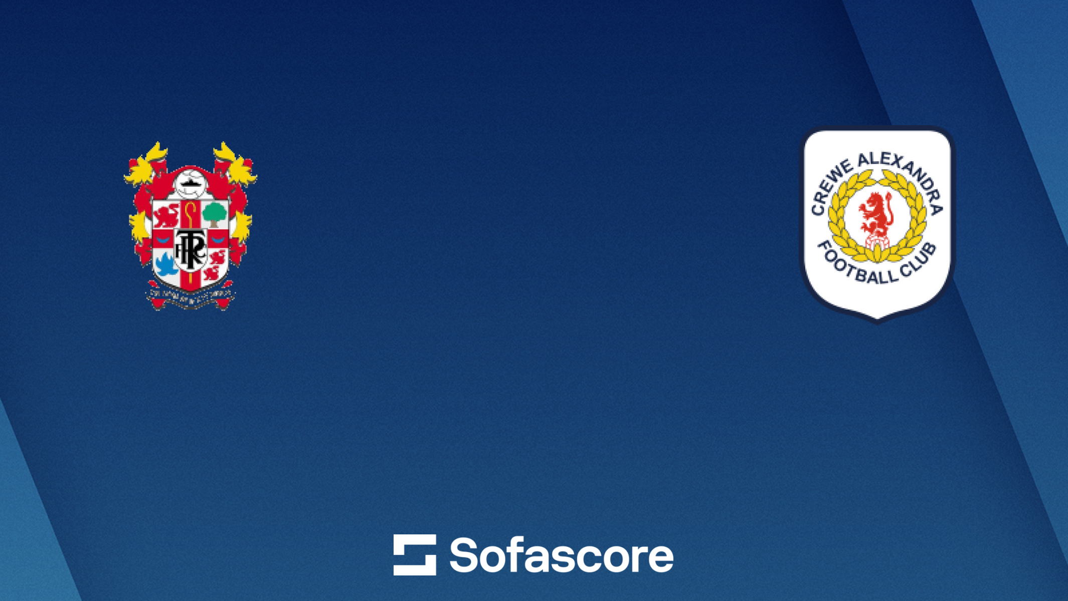 Tranmere Rovers vs Crewe Alexandra live score, H2H and lineups | Sofascore