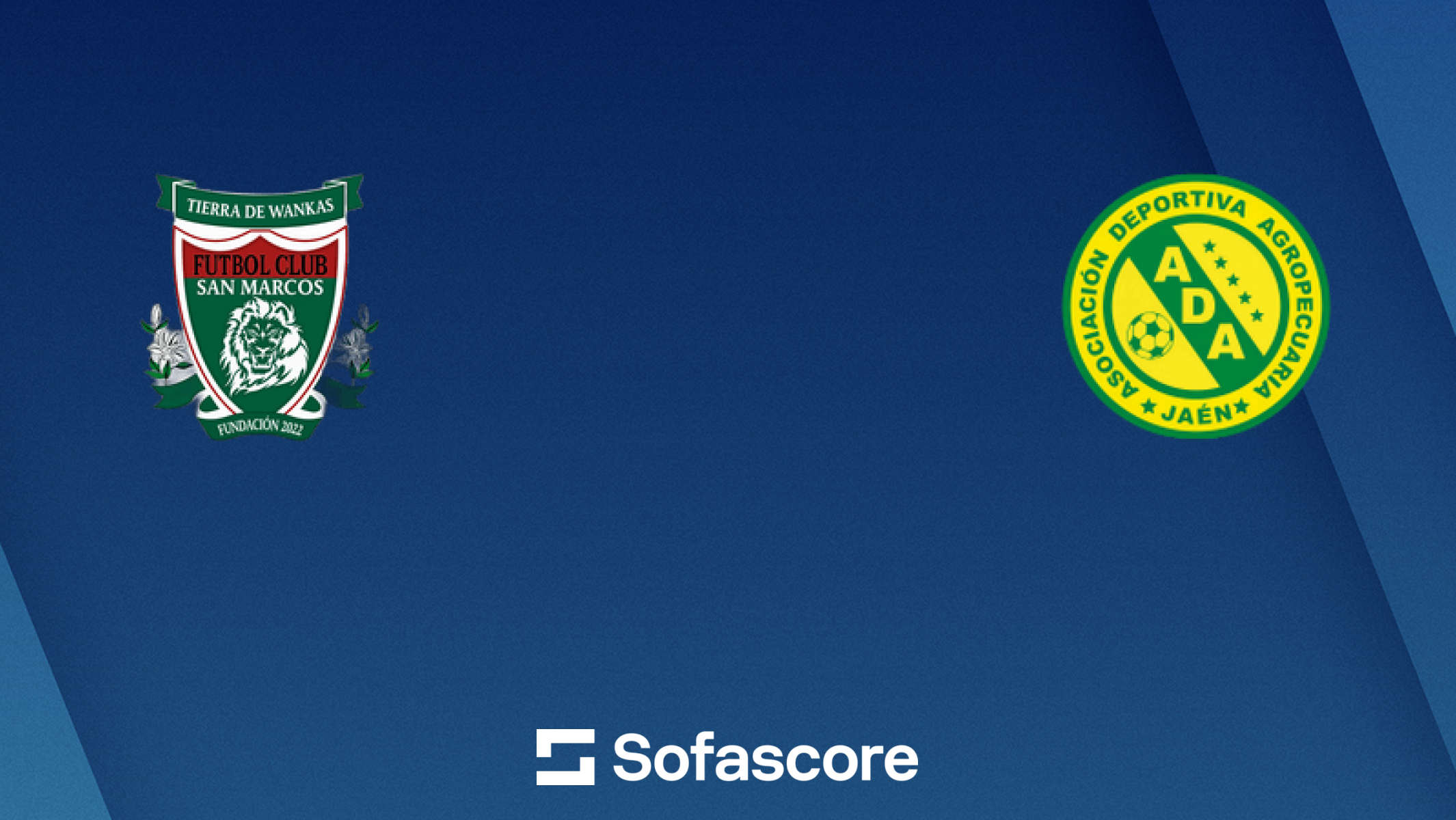 FC San Marcos vs Club ADA Jaén live score, H2H and lineups | Sofascore