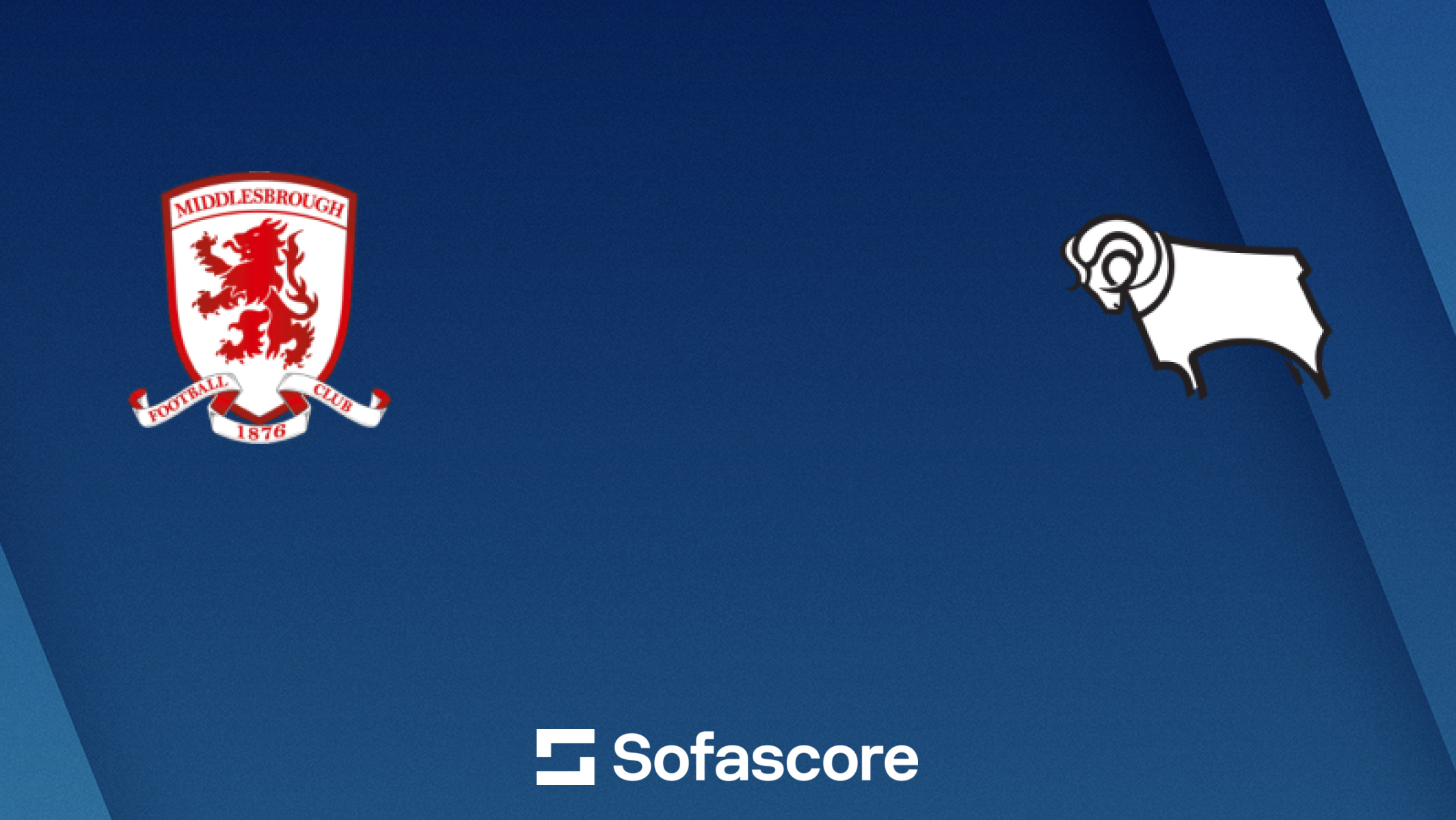 Middlesbrough vs Derby County live score, H2H and lineups | Sofascore
