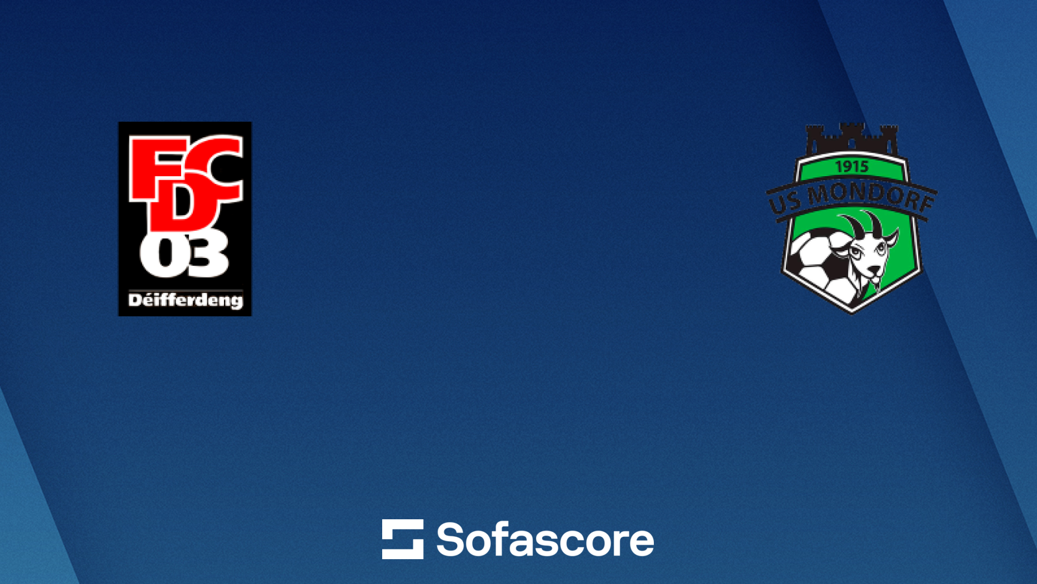 Differdange FC 03 vs US Mondorf-Les-Bains live score, H2H and lineups ...