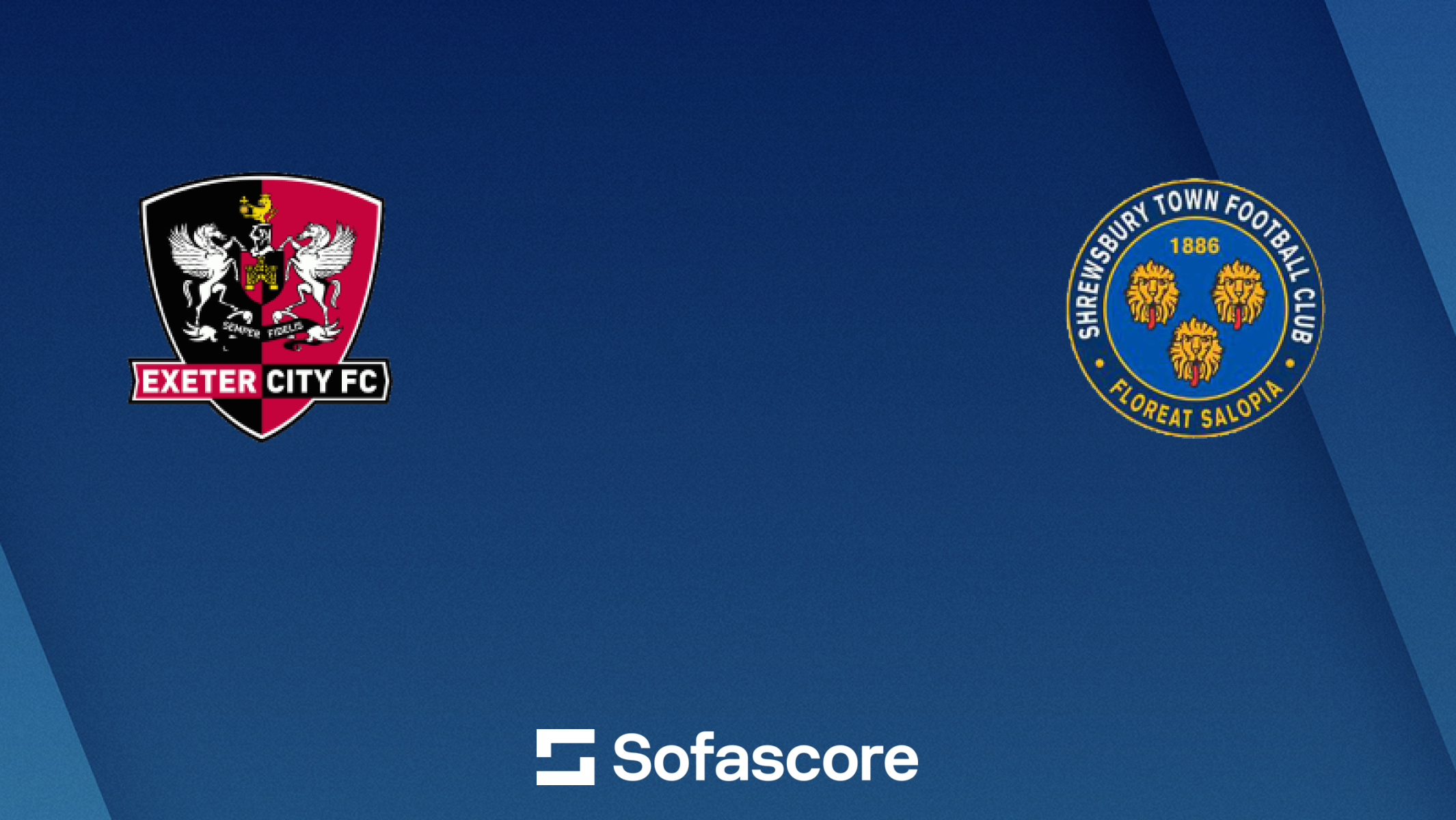 Exeter City vs Shrewsbury Town live score, H2H and lineups | Sofascore