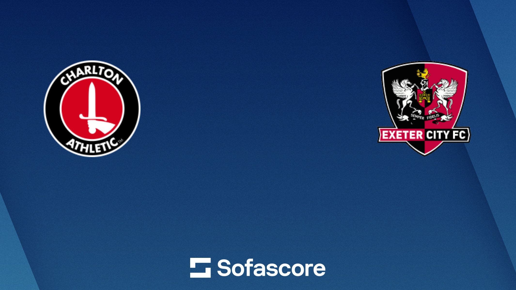 Charlton Athletic vs Exeter City live score, H2H and lineups | Sofascore