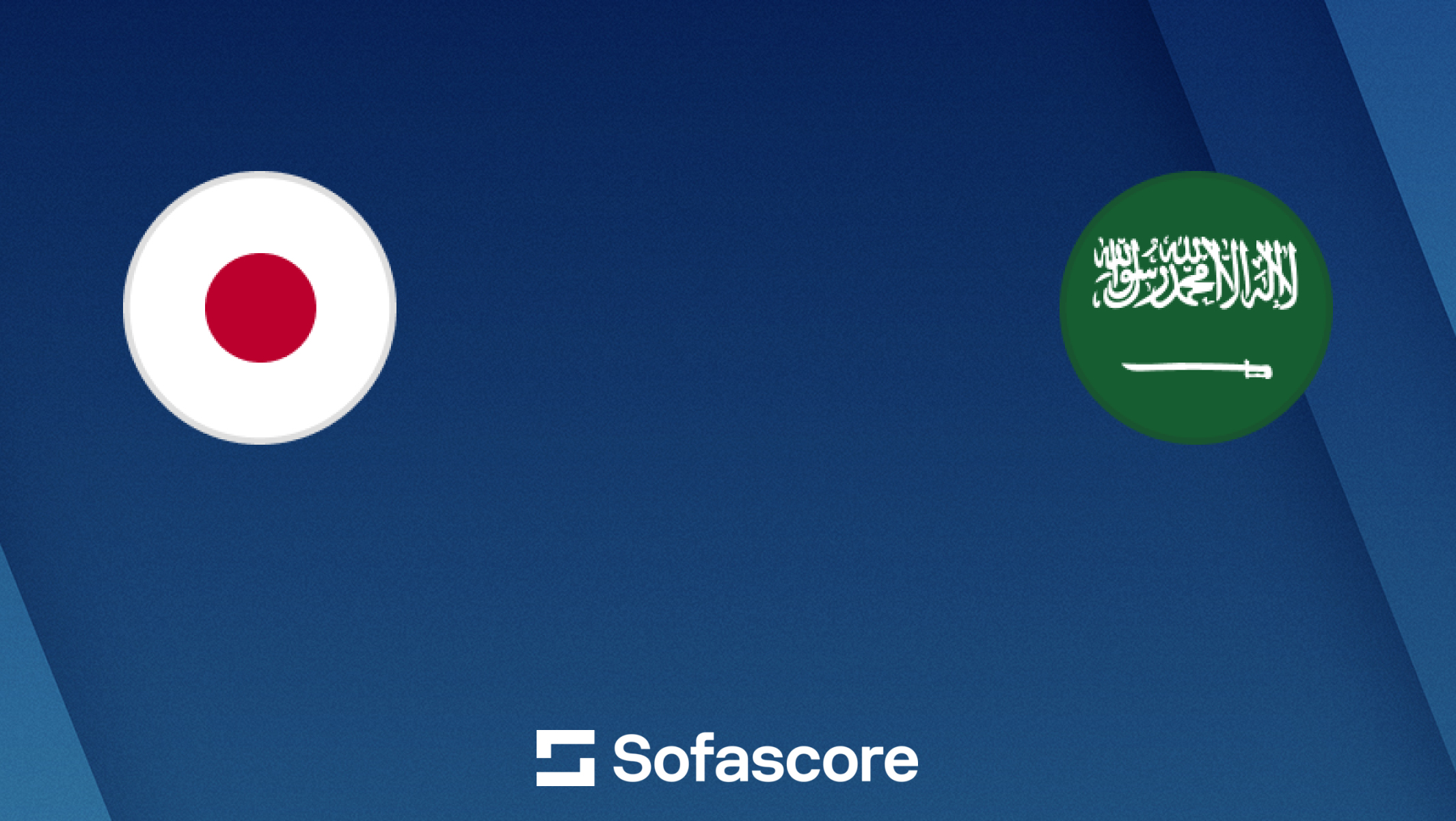 Japan vs Saudi Arabia live score, H2H and lineups | Sofascore