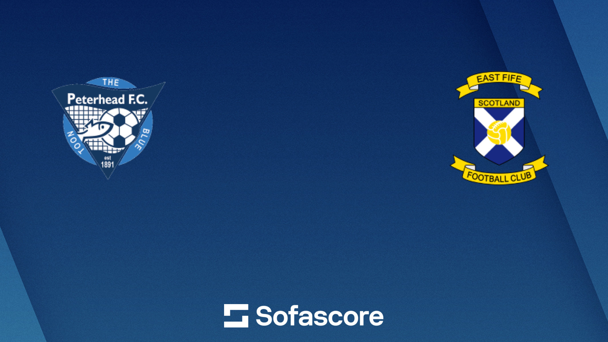 Peterhead vs East Fife live score, H2H and lineups | Sofascore