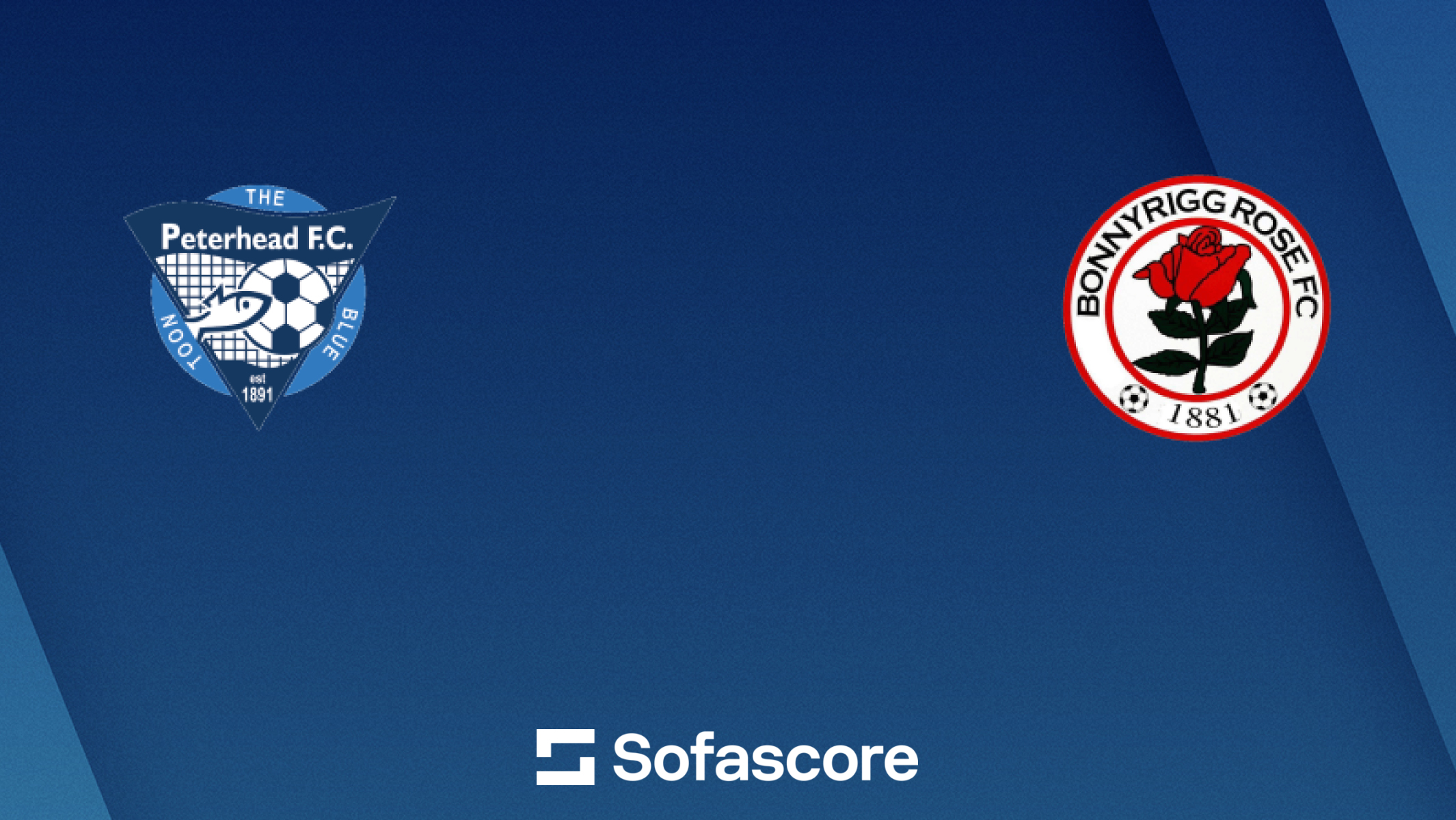 Peterhead vs Bonnyrigg Rose live score, H2H and lineups | Sofascore