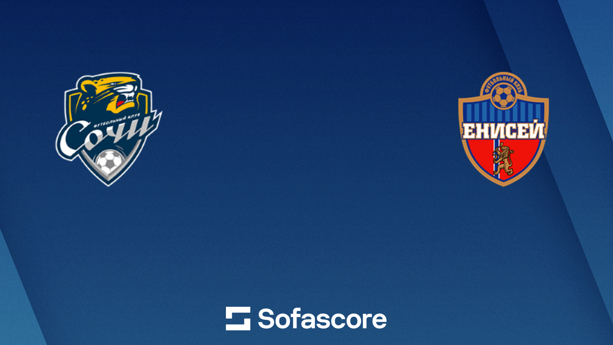 FC Sochi vs Enisey Krasnoyarsk live score, H2H and lineups | Sofascore