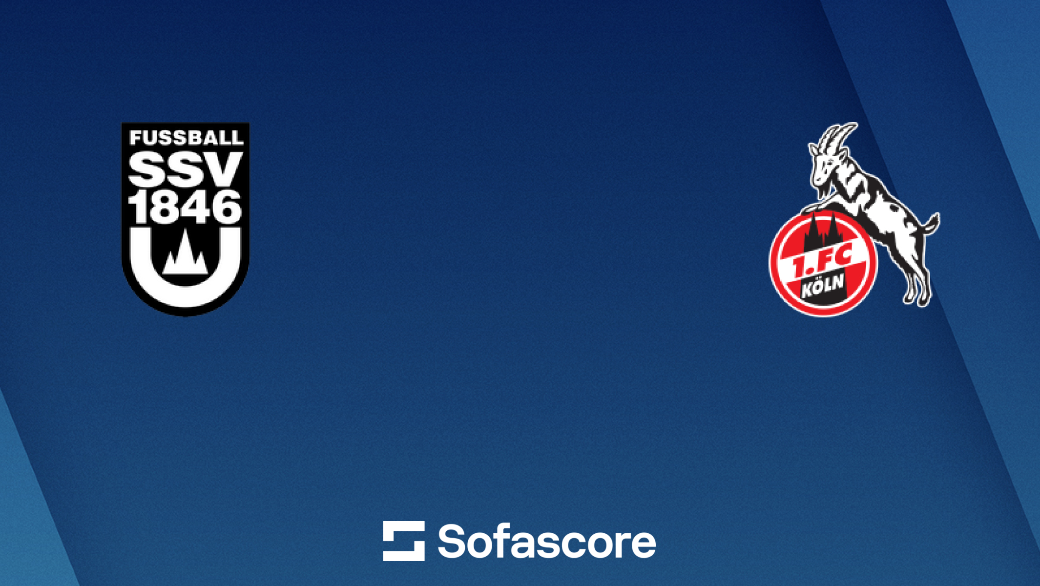 SSV Ulm 1846 vs 1. FC Köln live score, H2H and lineups | Sofascore
