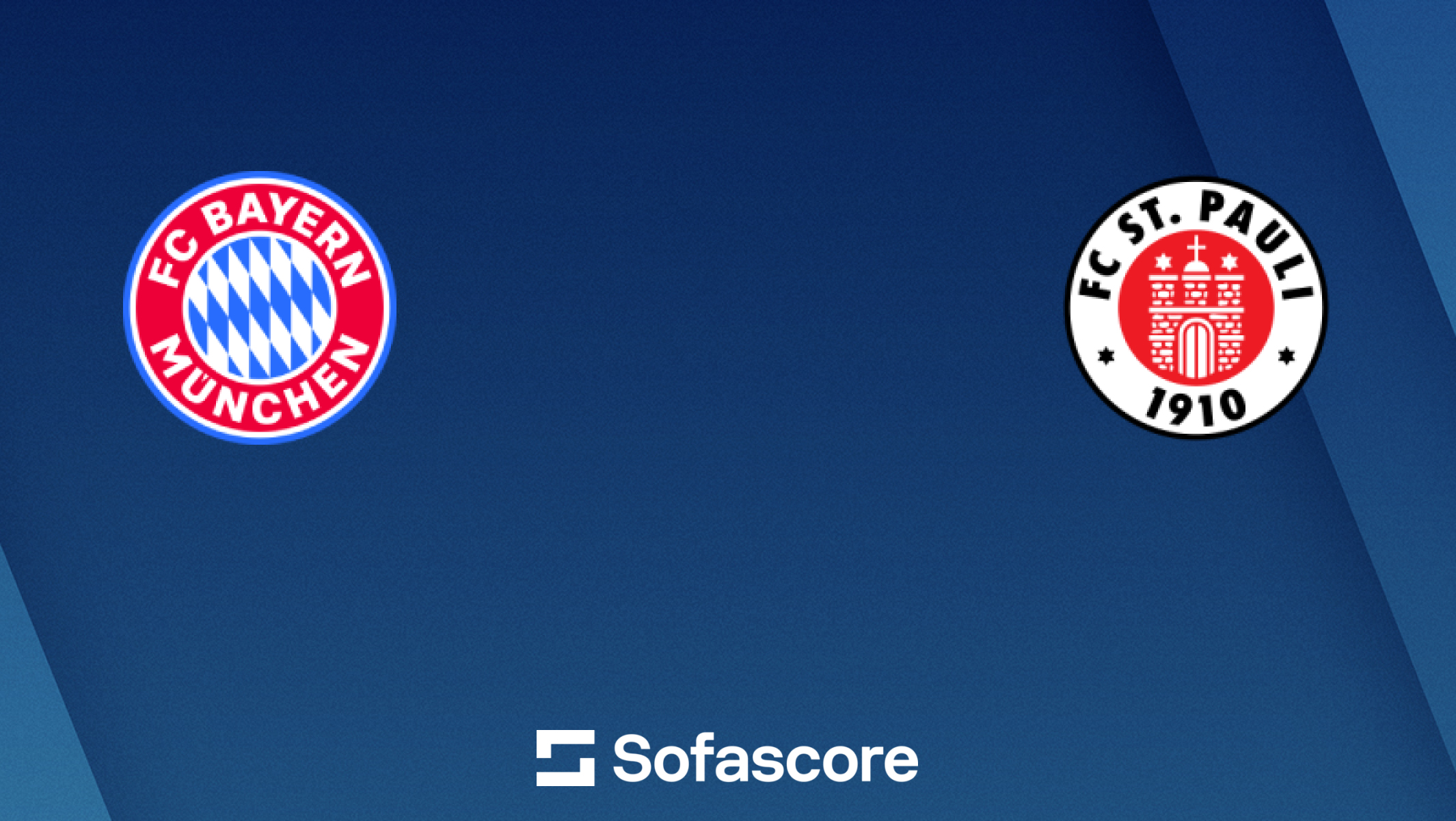 FC Bayern München vs FC St. Pauli live score, H2H and lineups | Sofascore